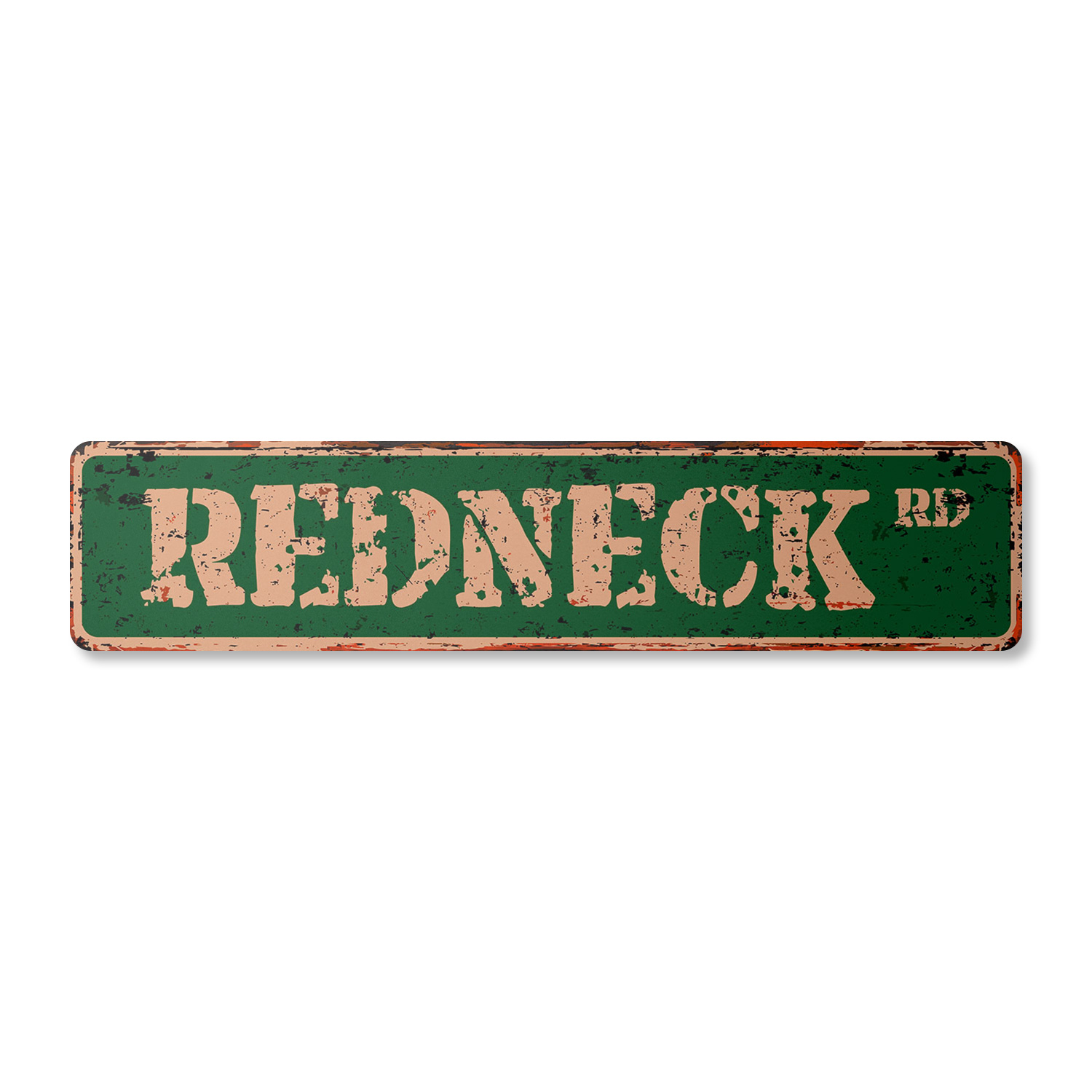 REDNECK Vintage Aluminum Street Sign Southern Pride south good old ...