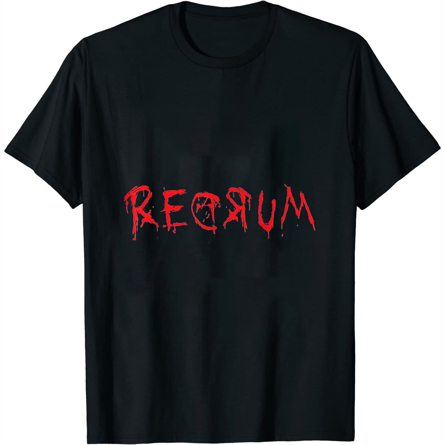 REDRUM | Scary Font Trick Treat 80s Horror Movie Fan Womens T-Shirt ...