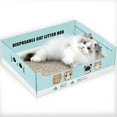 REDSASA Disposable Litter Box,Cat Travel Litter Box,Suitable for Cats ...