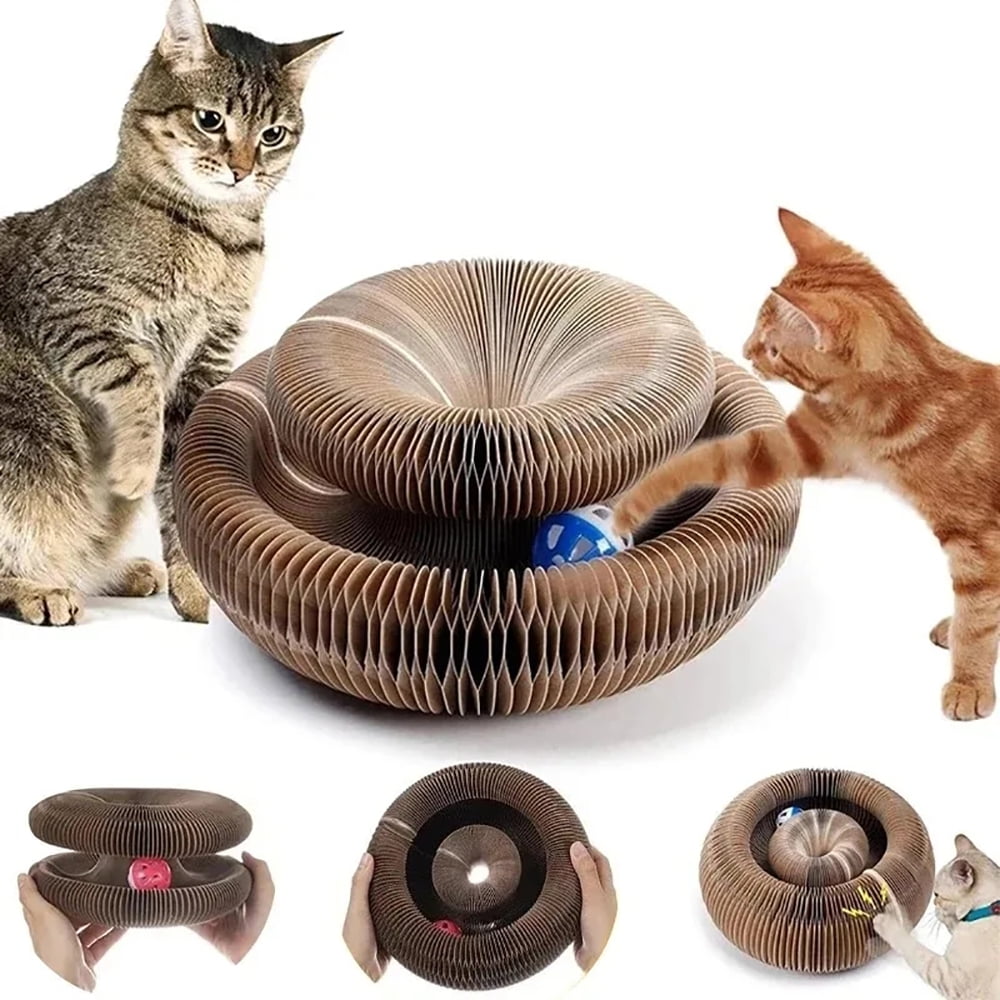 REDSASA Magic Organ Cat Scratching Board Cat Accordion Scratcher with ...