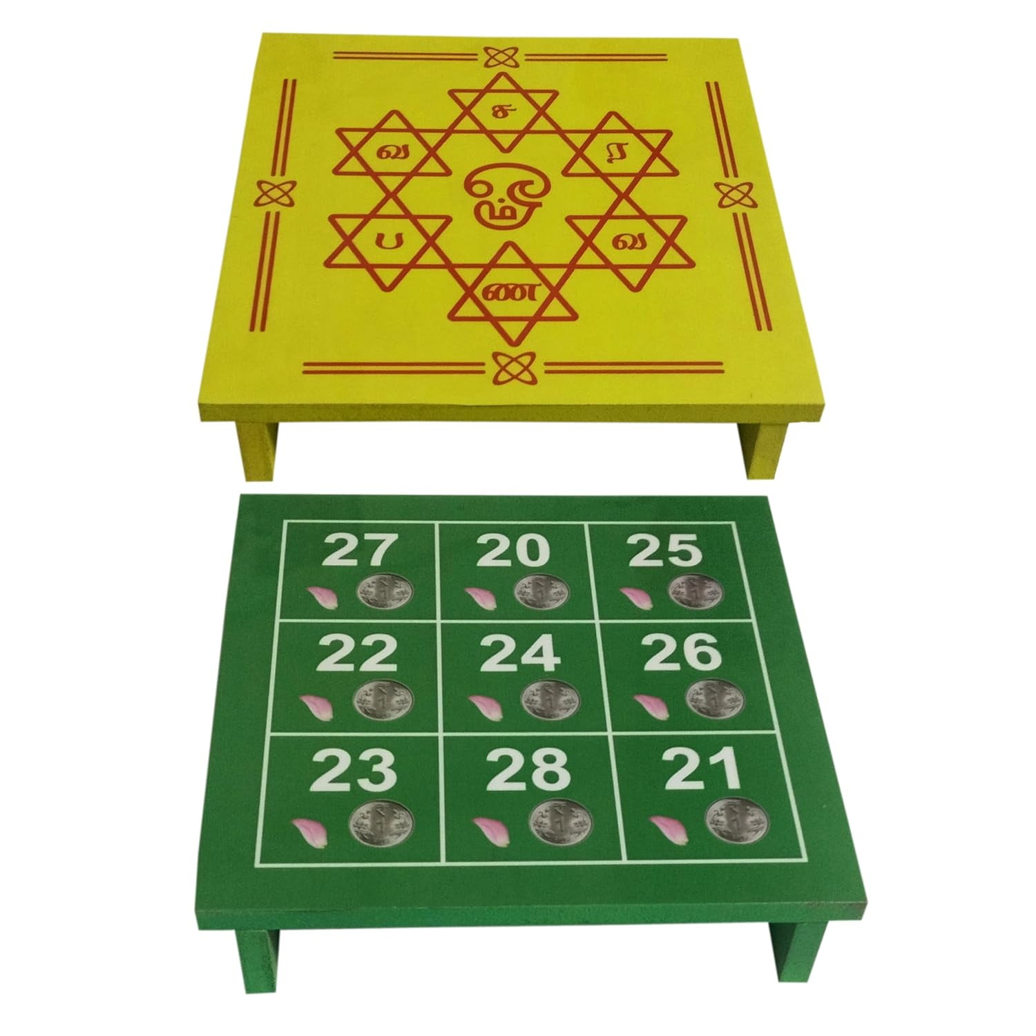 REDSL Chowki for Sravanabava Kolam Kubera Endra Kolam Wooden Pooja ...