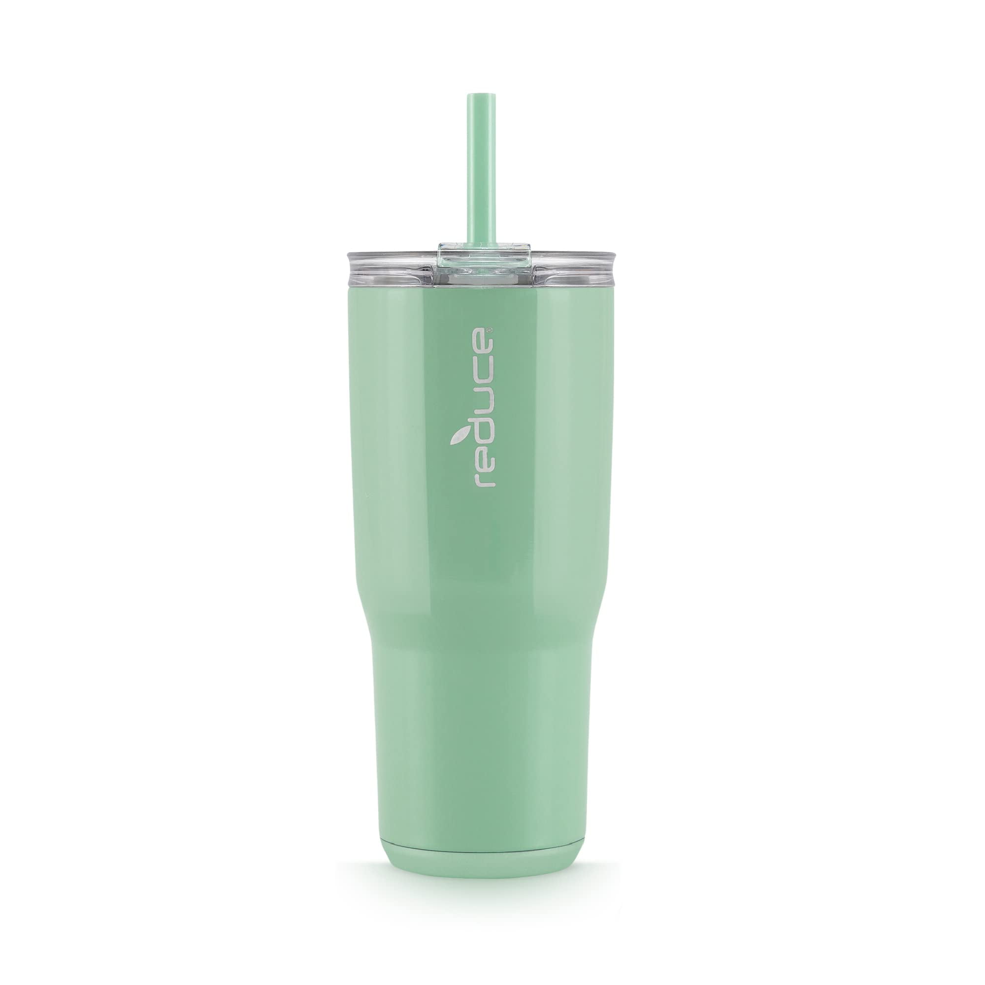 REDUCE Cold1 24 oz Tumbler with Lid and Straw - Dual-Wall Vacuum ...