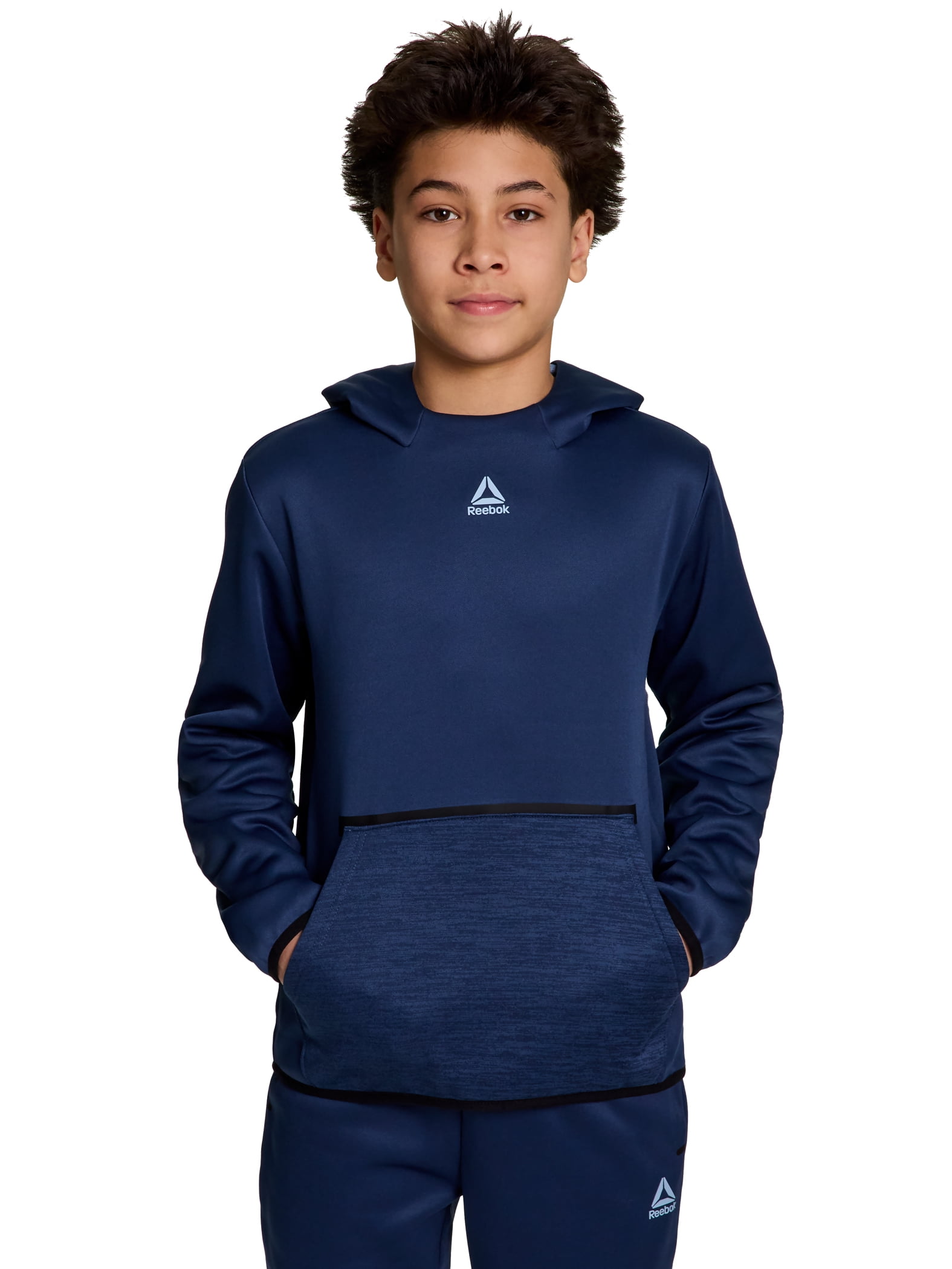 Reebok Boy's Athletic Cool Down Fleece Hoodie, Sizes 4-18 - Walmart.com