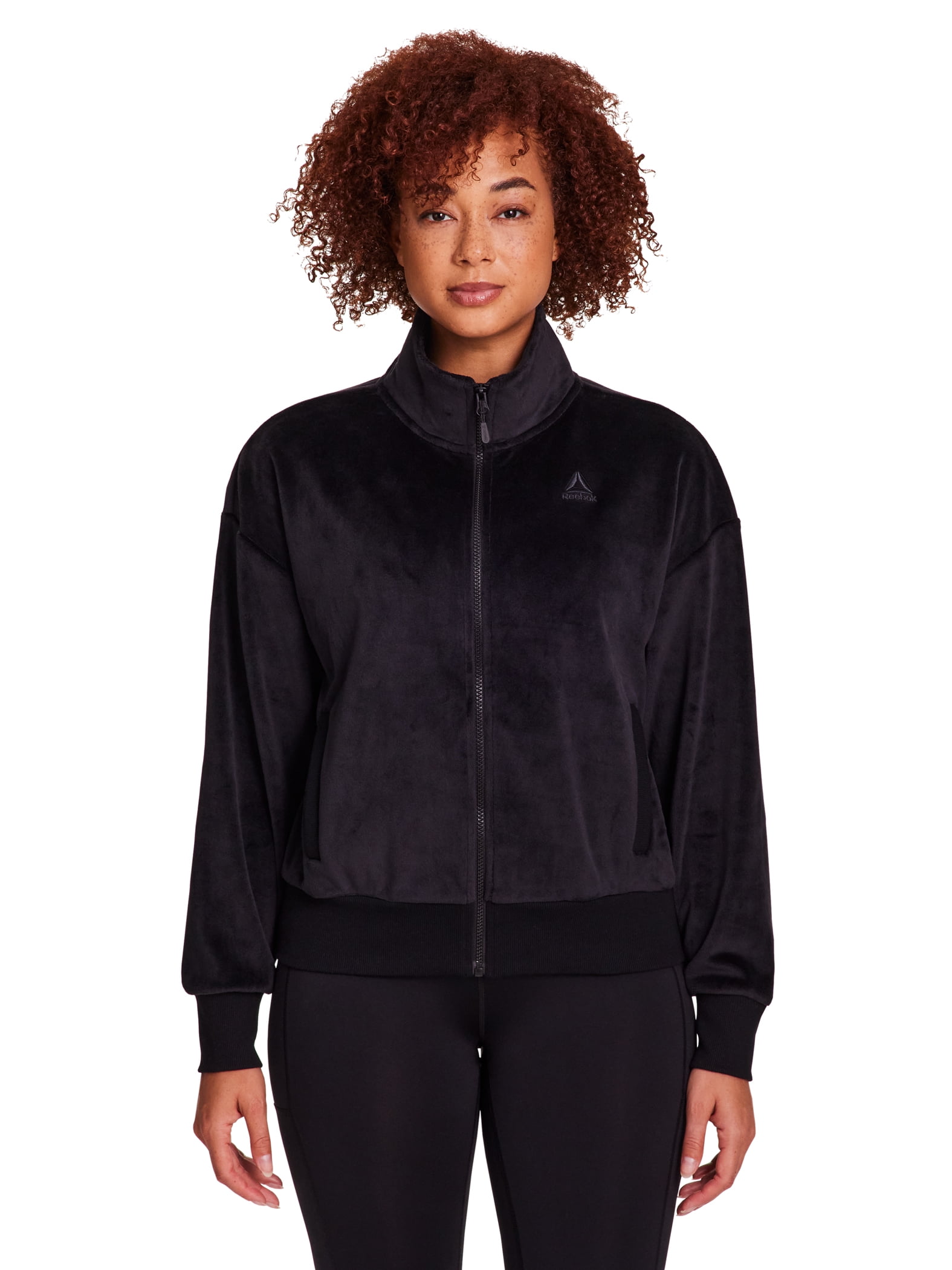 Reebok Women's and Women's Plus Cozy Zip Up Jacket, Sizes XS-4X ...