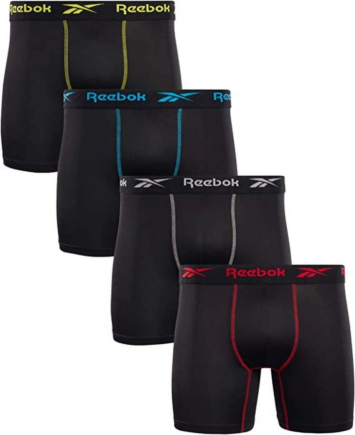 Reebok Men's 4 Pack Performance Boxer Brief (Core) - Walmart.com