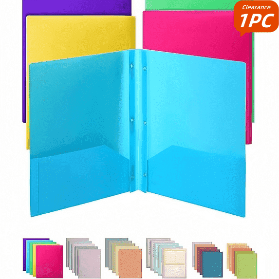 REED. Folders with Pockets and Prong with Fasteners 2 Pocket Folder 3 ...