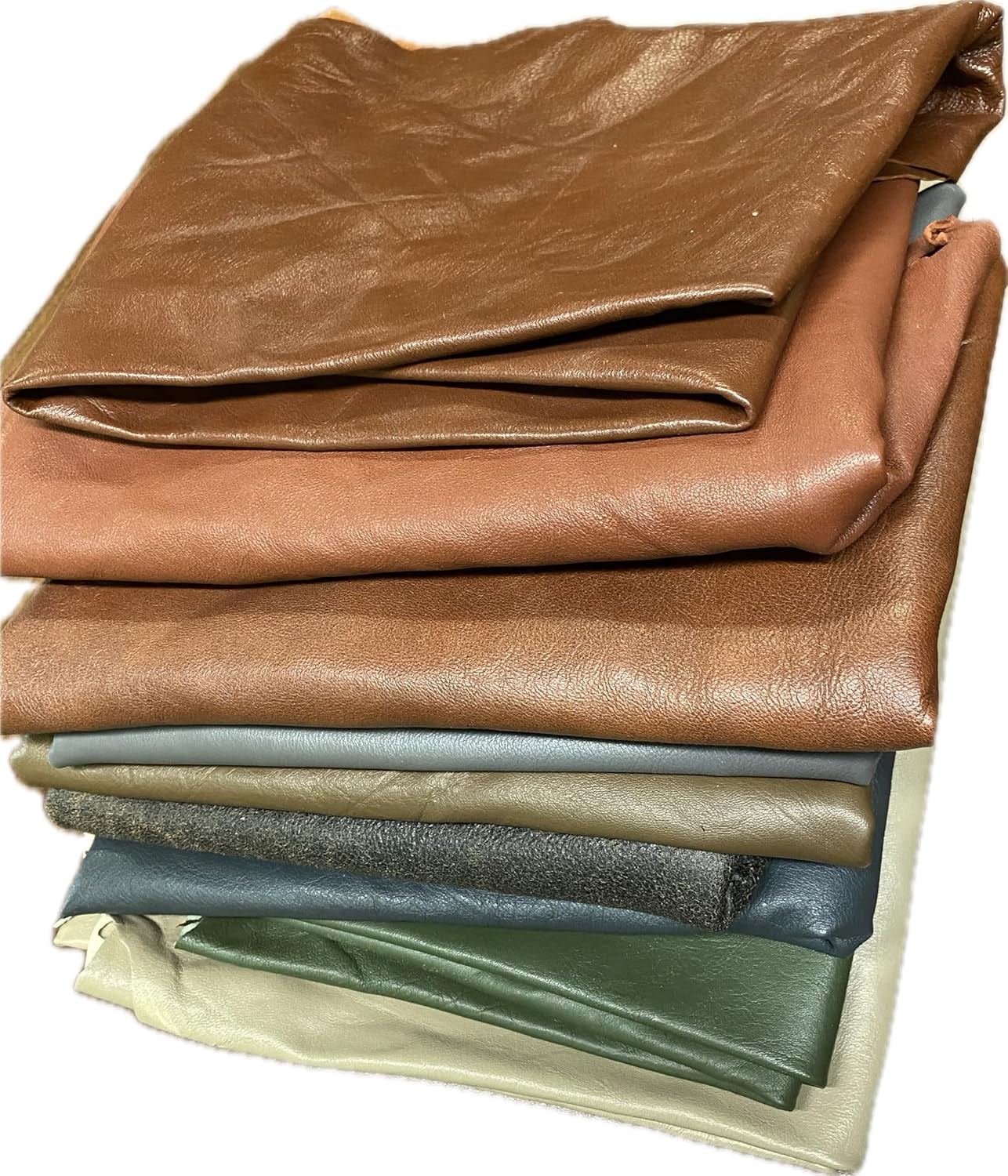 REED Full Grain Soft Sheep Skin Leather Remnants, Assorted Colors, for ...