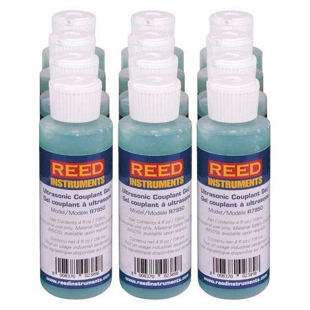 REED Instruments R7950/12 ULTRASONIC COUPLANT GEL, 4OZ (118ML), 12-PACK ...