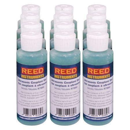 REED Instruments R7950/12 ULTRASONIC COUPLANT GEL, 4OZ (118ML), 12-PACK ...