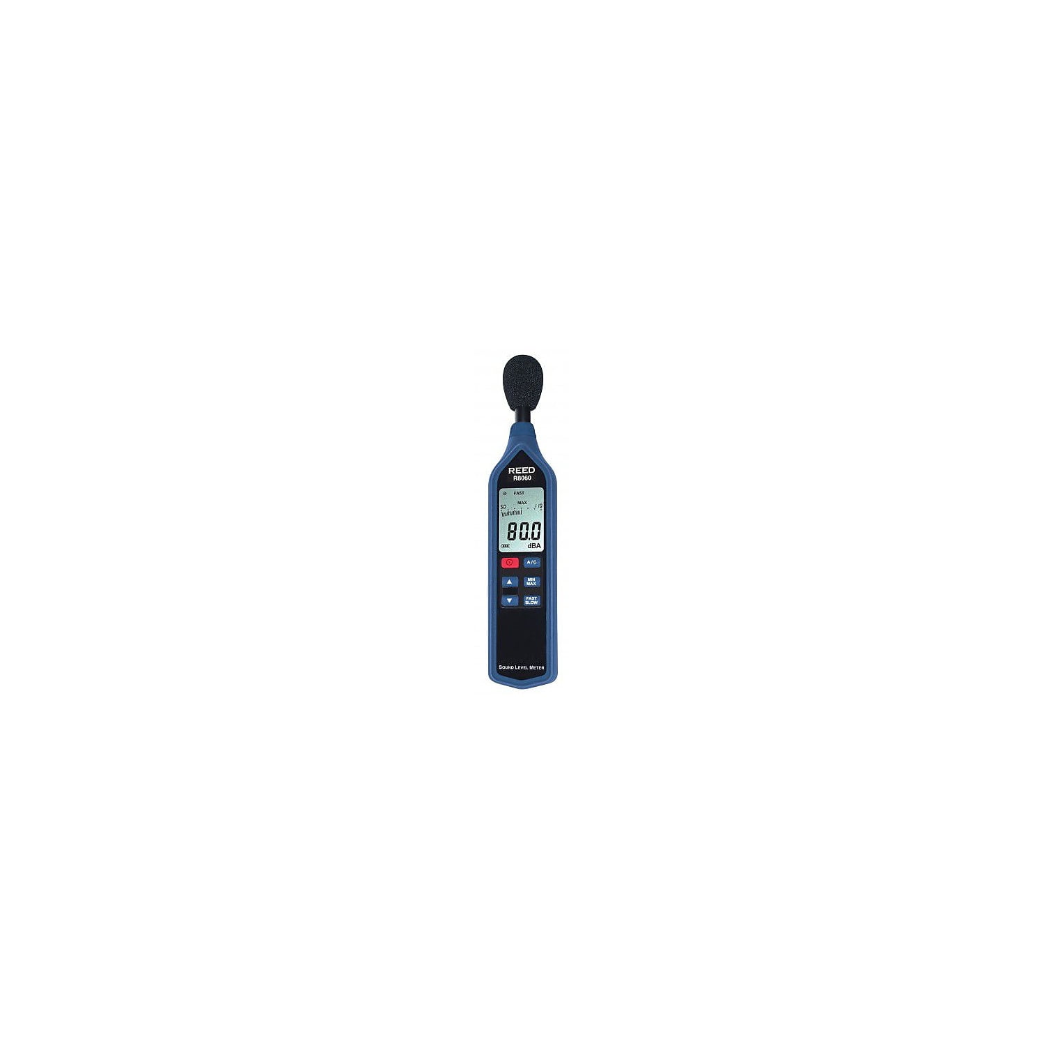 REED Instruments Sound Level Meter with Bargraph Type 2 30 to 130 dB ...