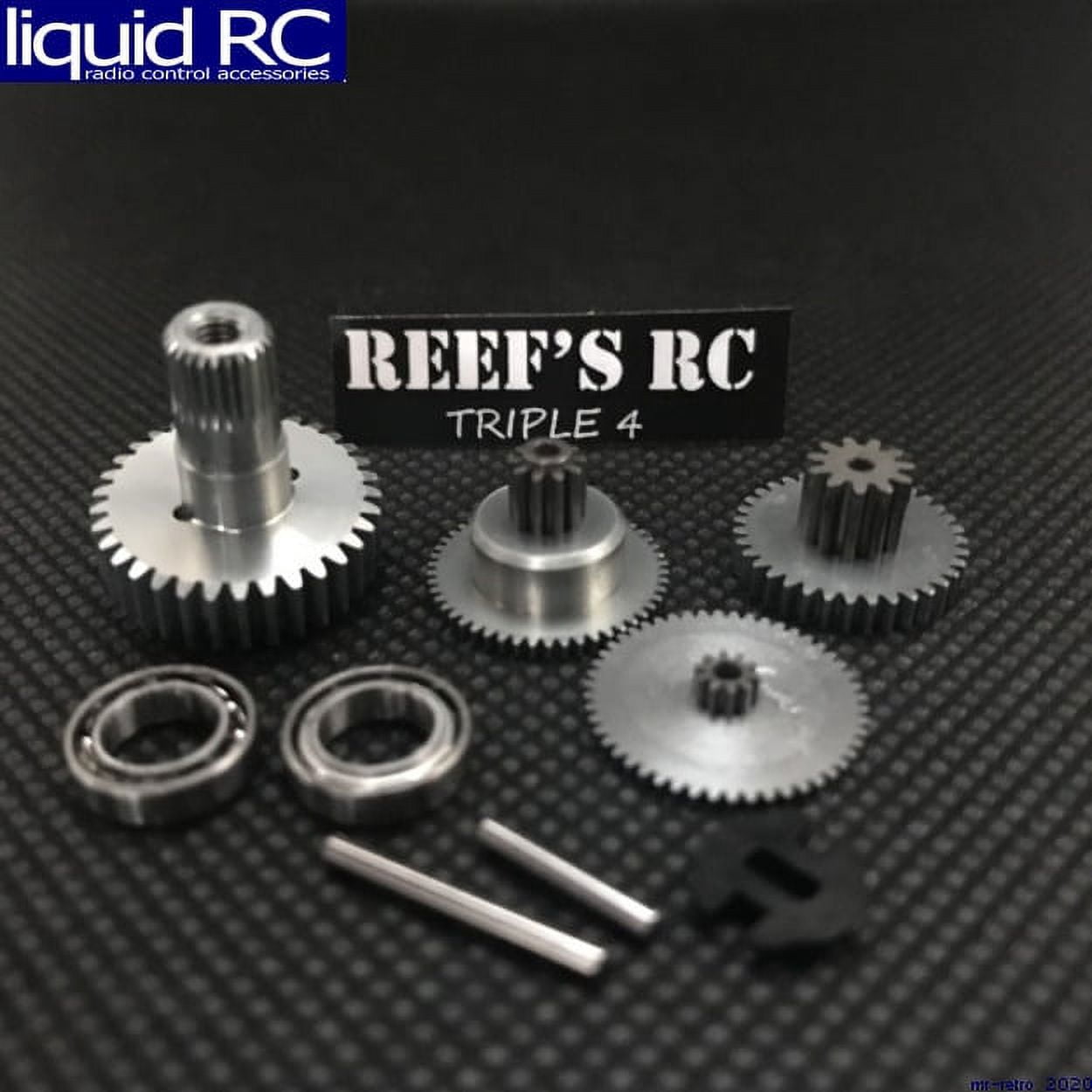 REEFS RC 444 Gear Set v2 SEHREEFS07 Servo Accessories - Walmart.com