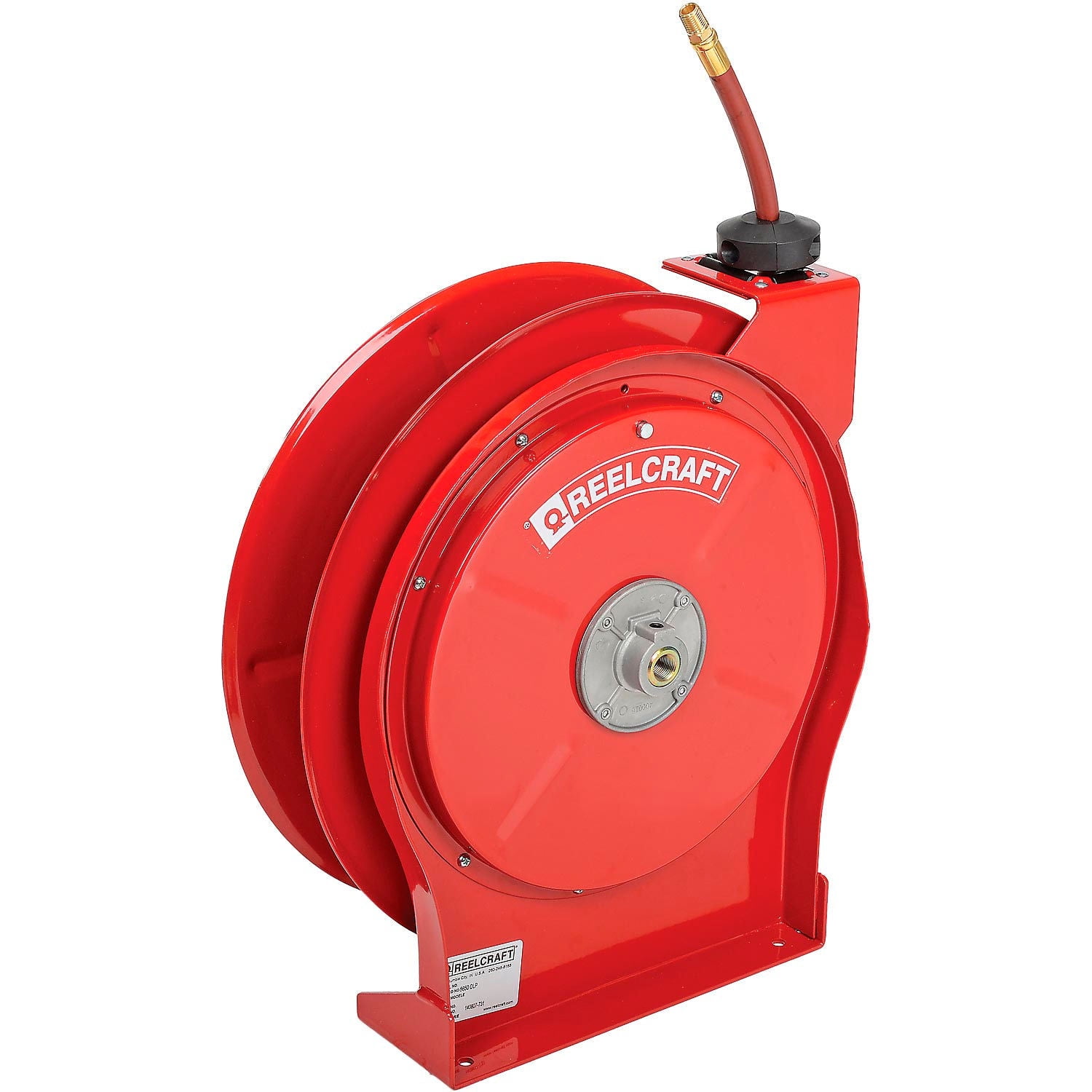 REELCRAFT 5650 OLPSMR 3/8" x 50 ft. Spring Return Hose Reel, Max 300 ...
