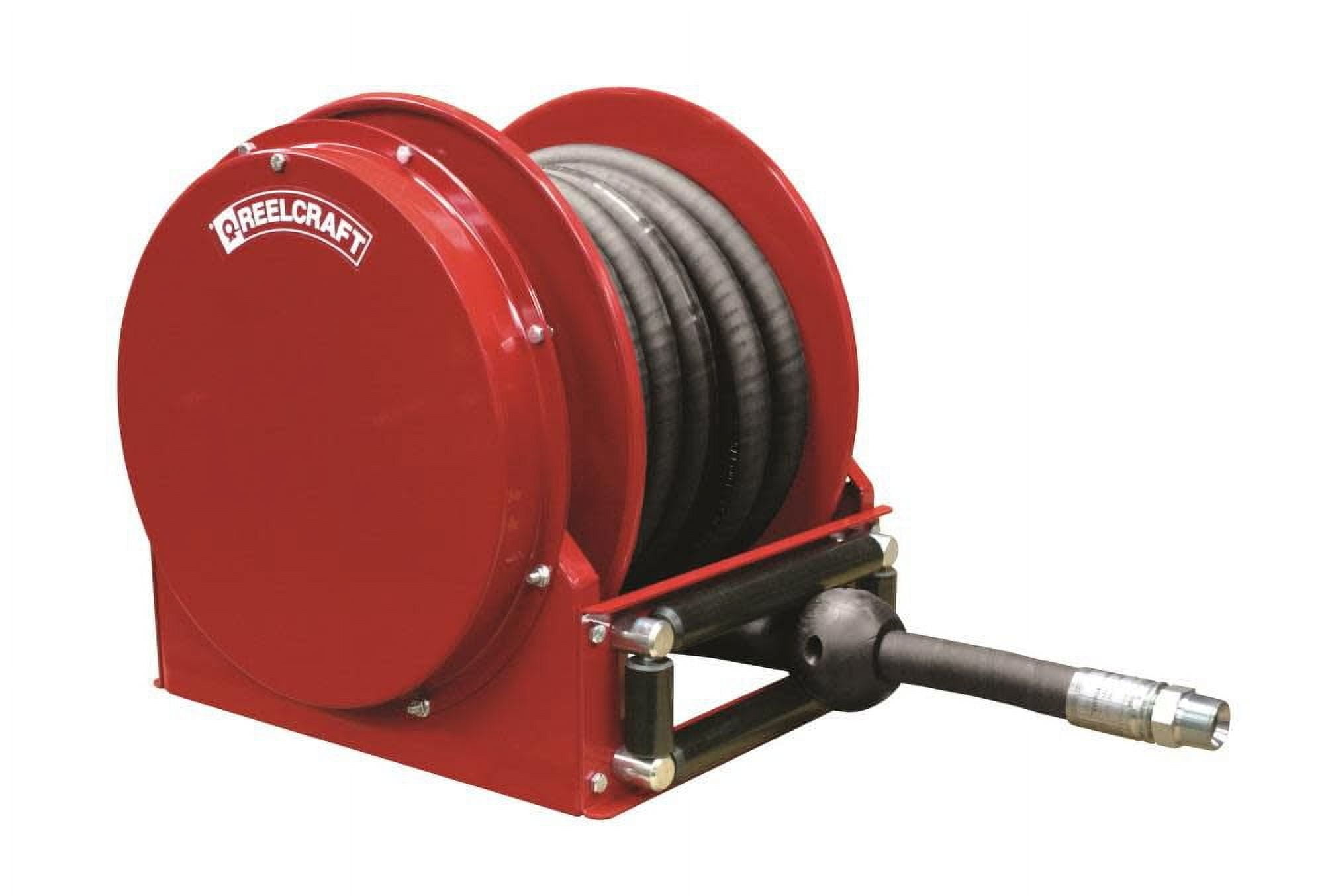 REELCRAFT SD14050 OVP 1" x 50 ft. Spring Return Hose Reel, Max 250 psi ...