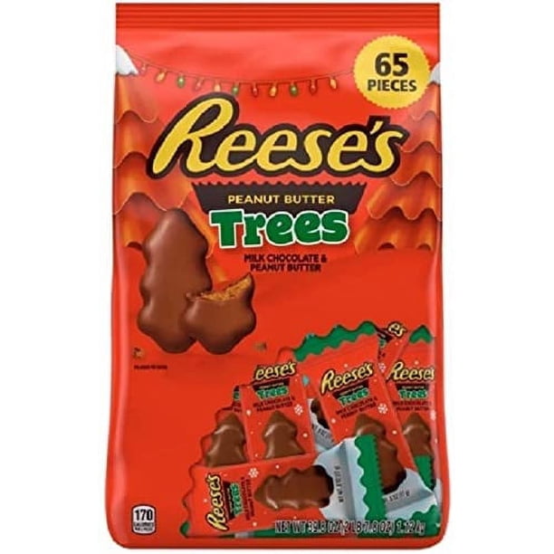 Reese,S Holiday Peanut Butter Trees (39.8 Oz., 65 Ct.) - Walmart ...