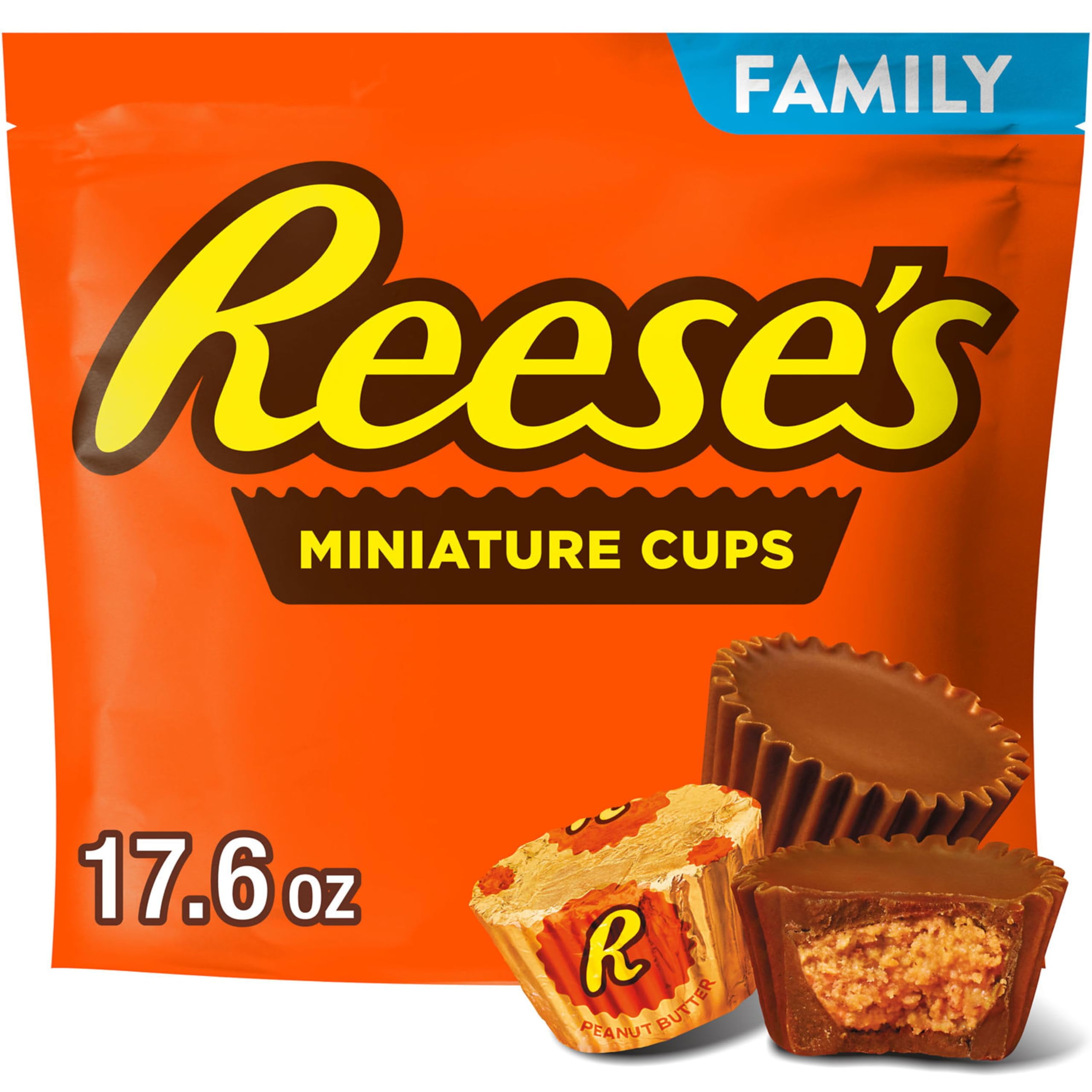 REESE'S Miniatures Milk Chocolate Peanut Butter Cups Christmas Candy ...