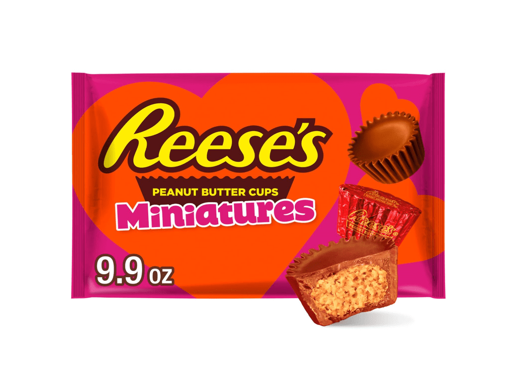 REESE'S Miniatures Milk Chocolate Peanut Butter Cups Valentine's Day ...