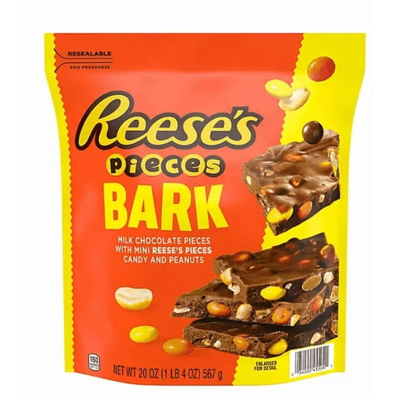 REESE'S PIECES Bark 20 oz – Sweet Snack Mix with Mini REESE'S and Nuts ...