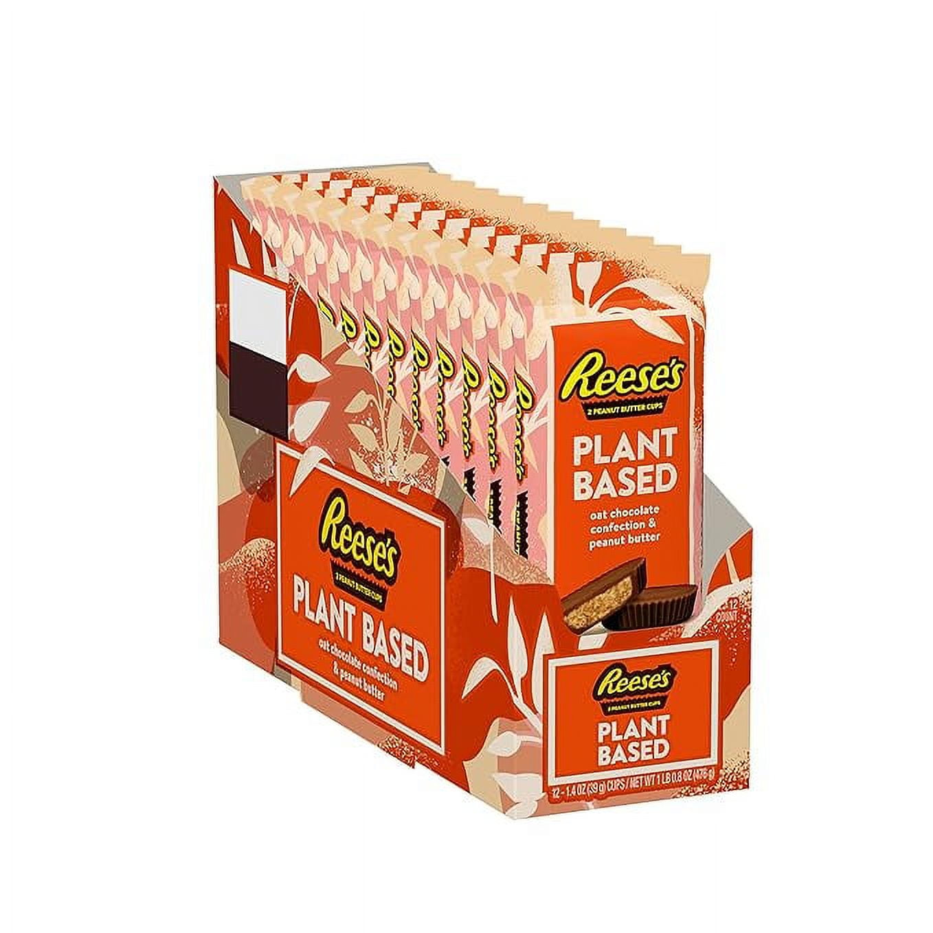 REESE'S Plant Based Oat Chocolate Confection Peanut Butter Cups, Candy ...