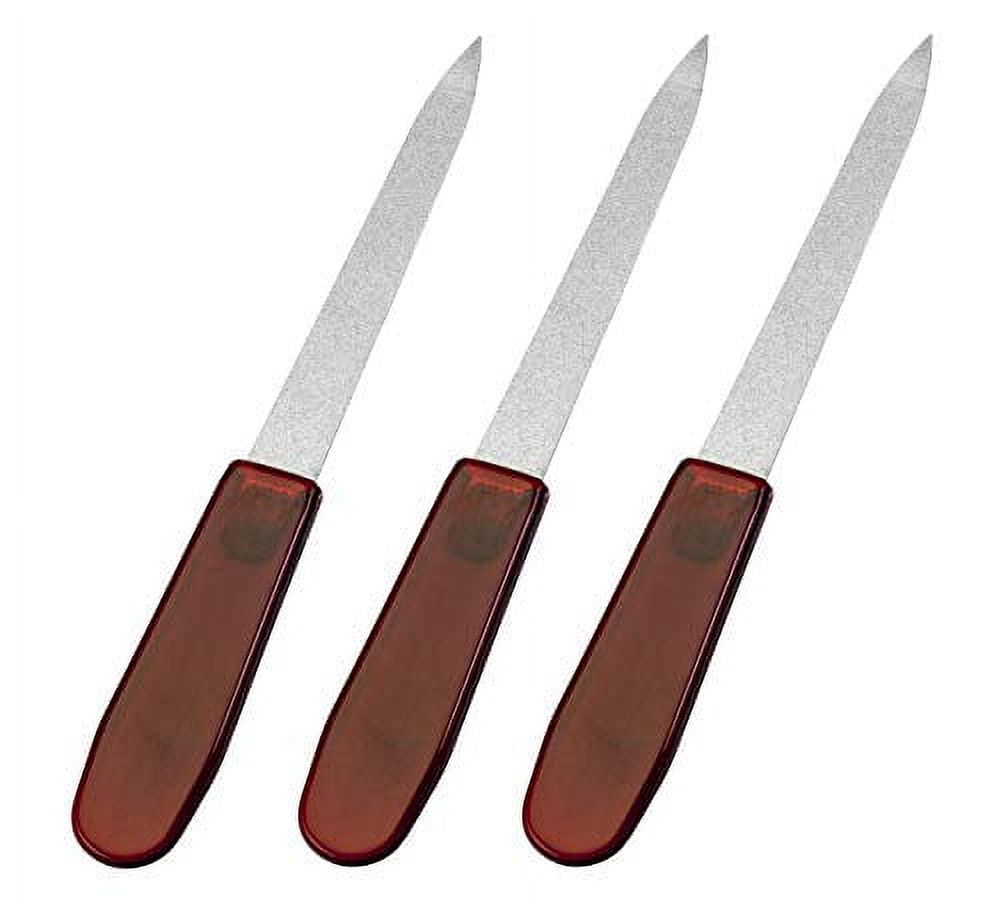 REFINE Sapphire File, Metal Nail File for Manicure Pedicure, 3 Count ...