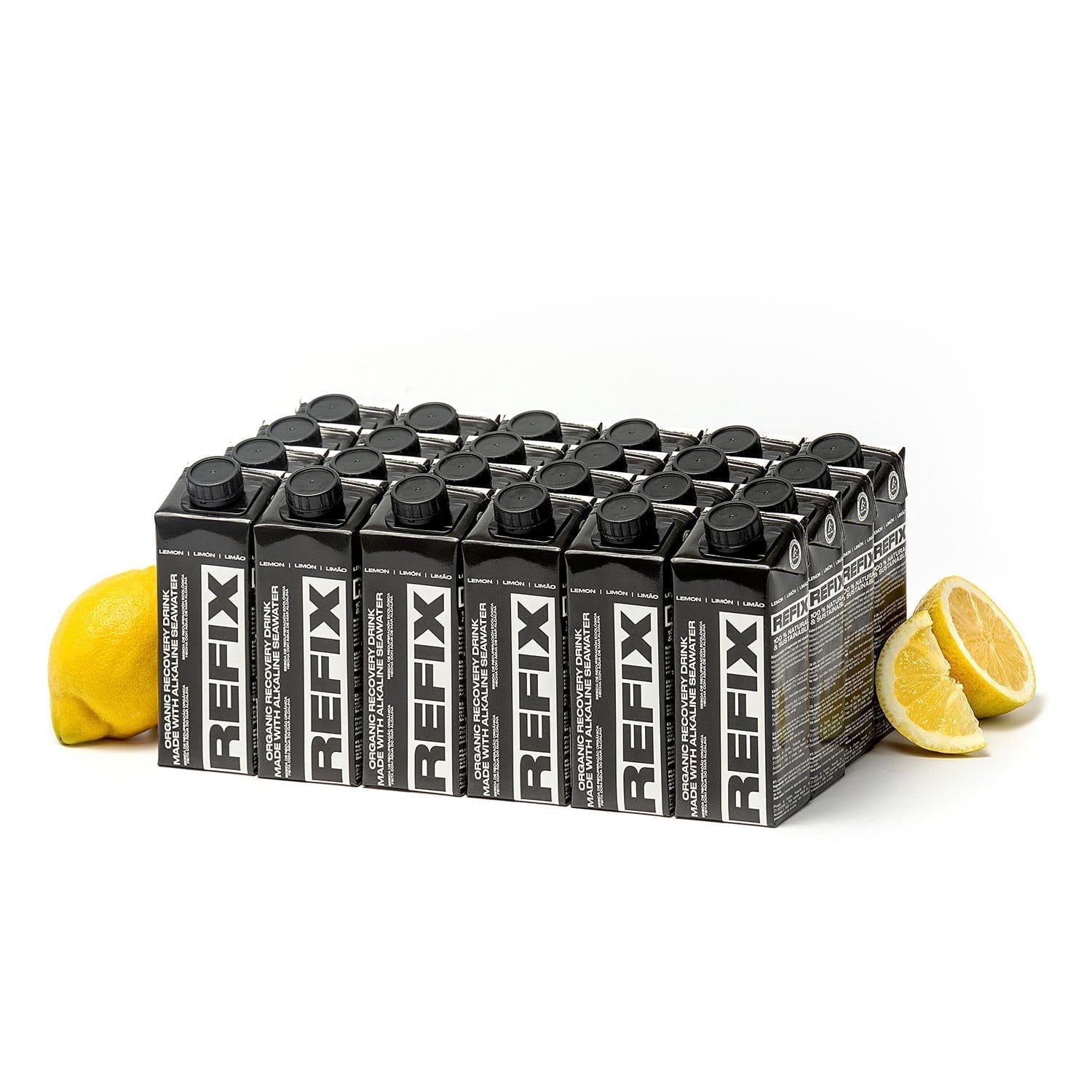 REFIX Seawater Hydration Organic Lemon 24 Pack 24 Tetrapak 250ml ...