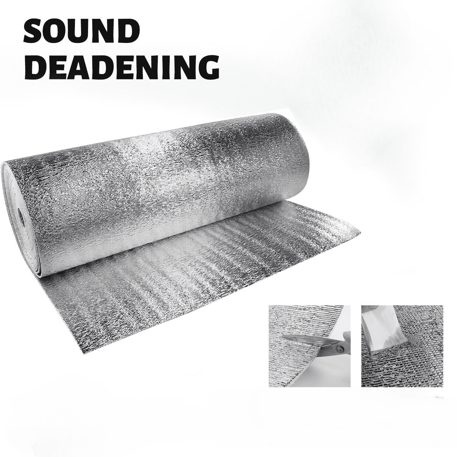 REFLECTIVE Sound Deadener Noise Proof Deadening Car Heat Shield ...