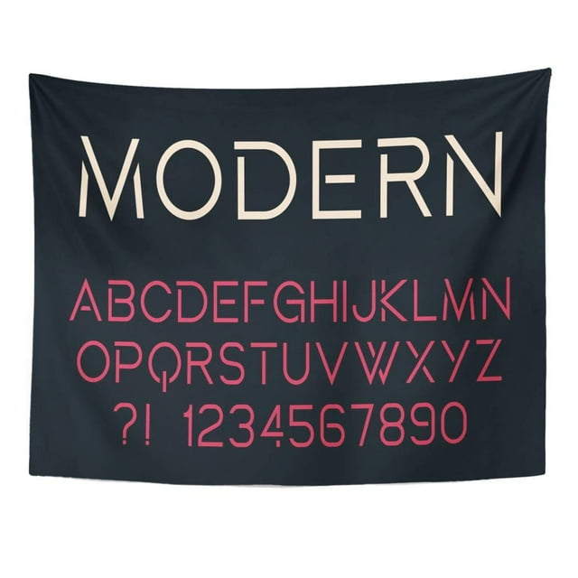 REFRED Alphabet Geometric Technology Modern Bold Letters and Numbers ...