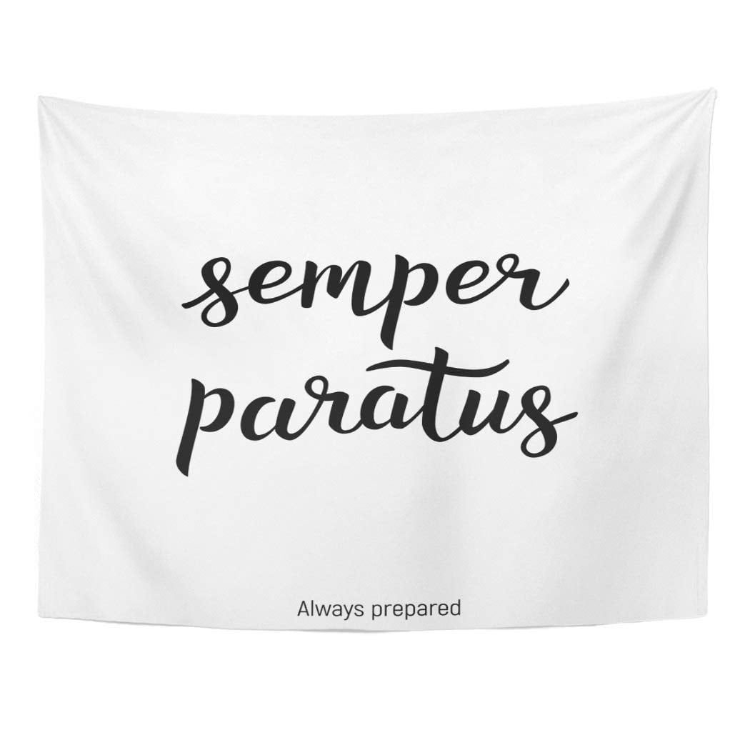 REFRED Always Semper Paratus Latin Quote Lettering Inspirational Modern ... REFRED Always Semper Paratus Latin Quote Lettering Inspirational Modern ...