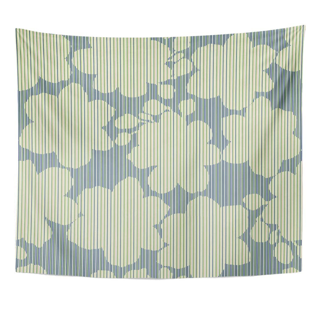 REFRED Bloom Colorful Abstract Large Floral Design Hatching Lines White ...