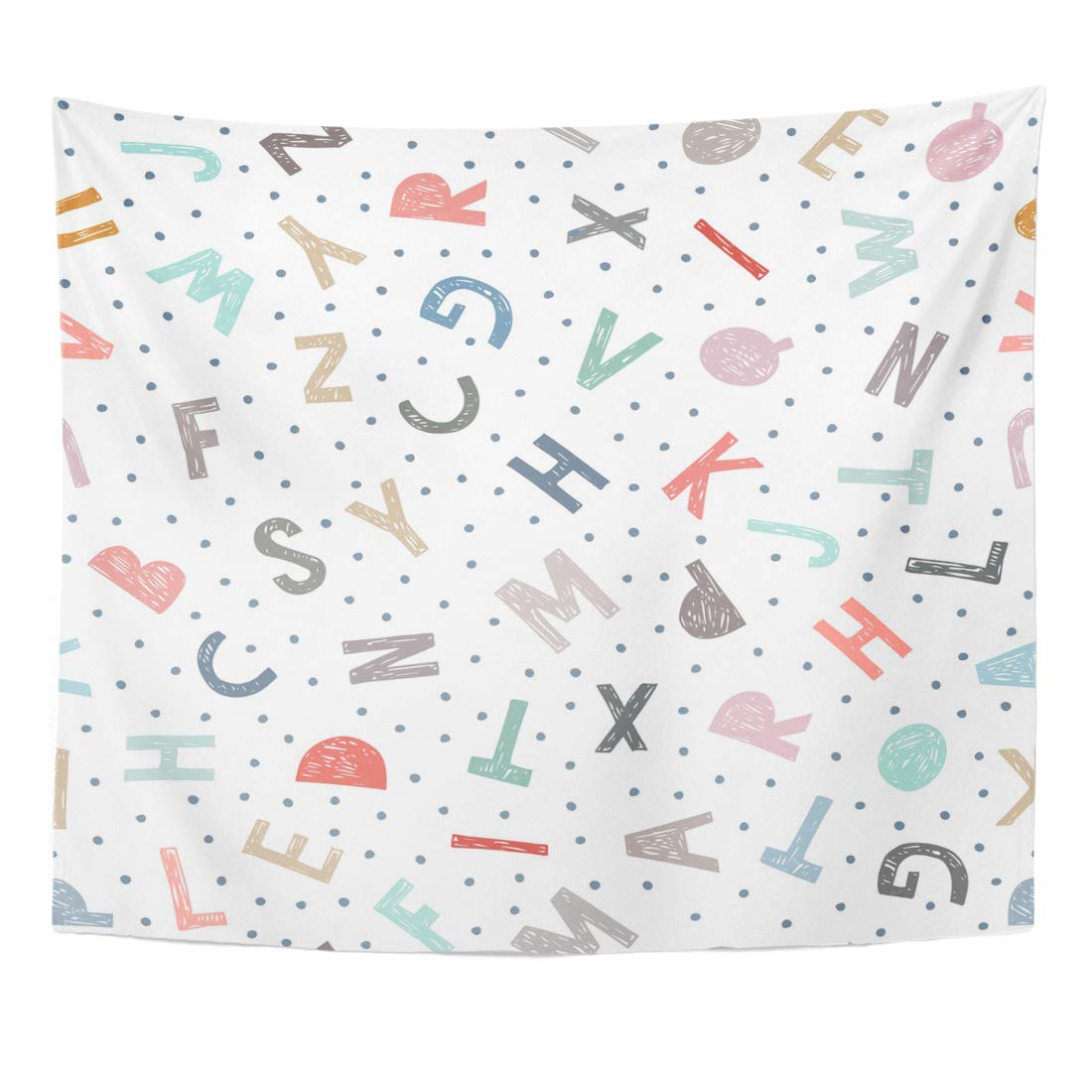 REFRED Cute Colorful Alphabet Kids Pattern Letters in Doodle Style Book ...