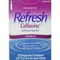 Refresh Celluvisc Lubricant Eye Gel Single Use Containers 30 Packs