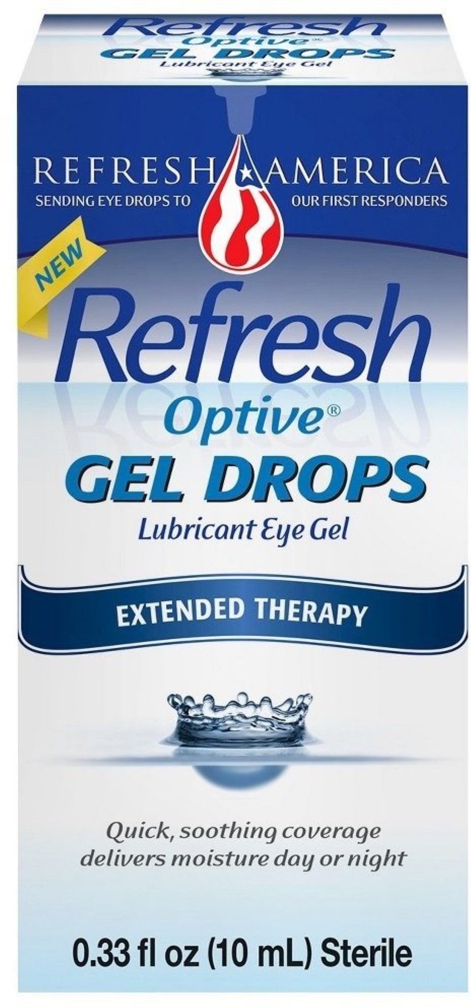 REFRESH Optive Gel Drops Lubricant Eye Gel 0.33 oz (Pack of 2 ...