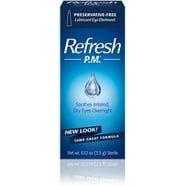 Refresh PM Lubricant Eye Ointment, Nighttime Relief for Dry Eye, 3.5 Gm ...
