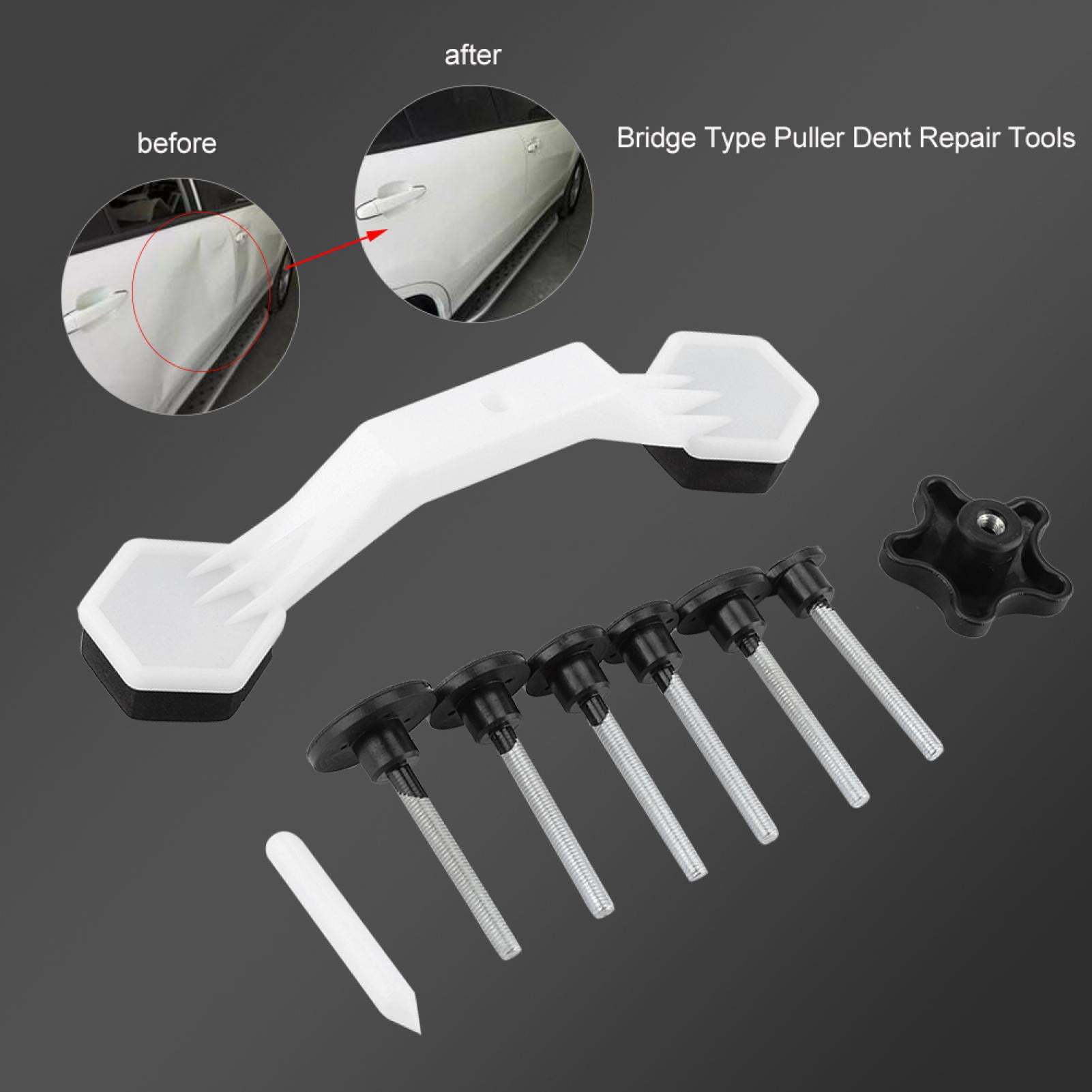 REFRIGERATOR CAR BODY BRIDGE PULLER PDR TOOLS KIT FOR DENTS AND DINGS ...