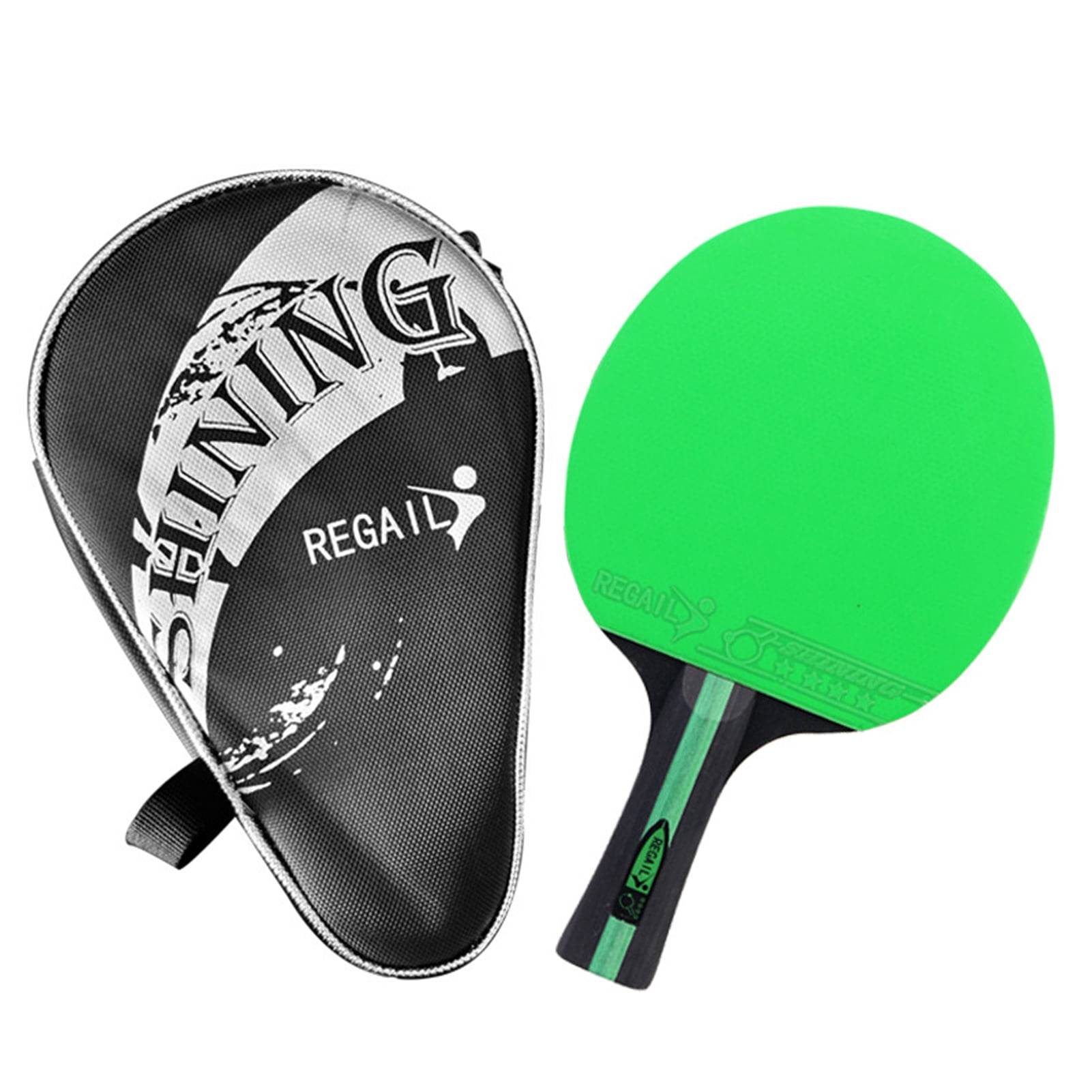 REGAIL Table Tennis Paddle Ping Pong Racket with Bag Suitable for ...