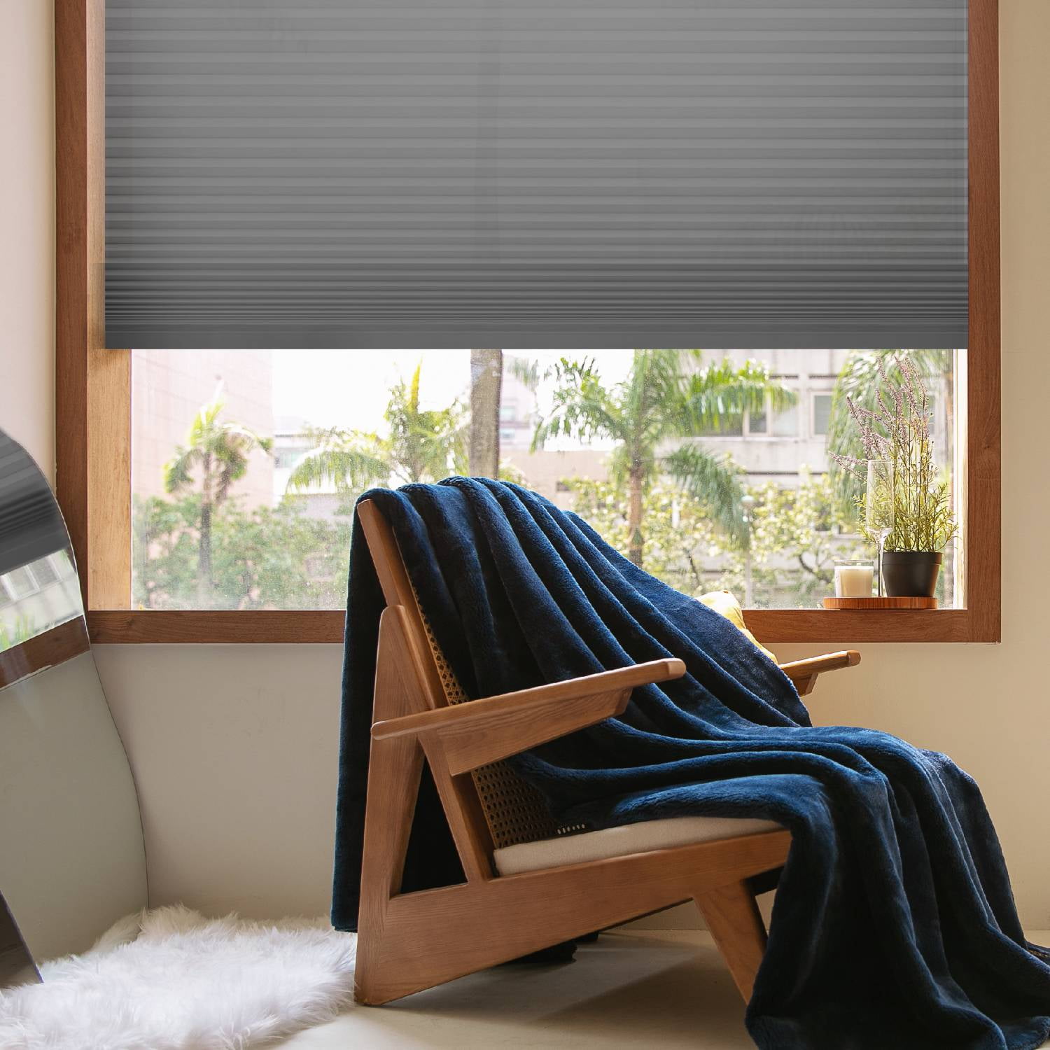 REGAL ESTATE , 12BOTTLE , Cordless 1.5" Light Filtering Cellular Shades ...