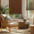 REGAL estate Cordless 2" Faux Wood Blinds, 28.5"W x 64"H, Chestnut ...