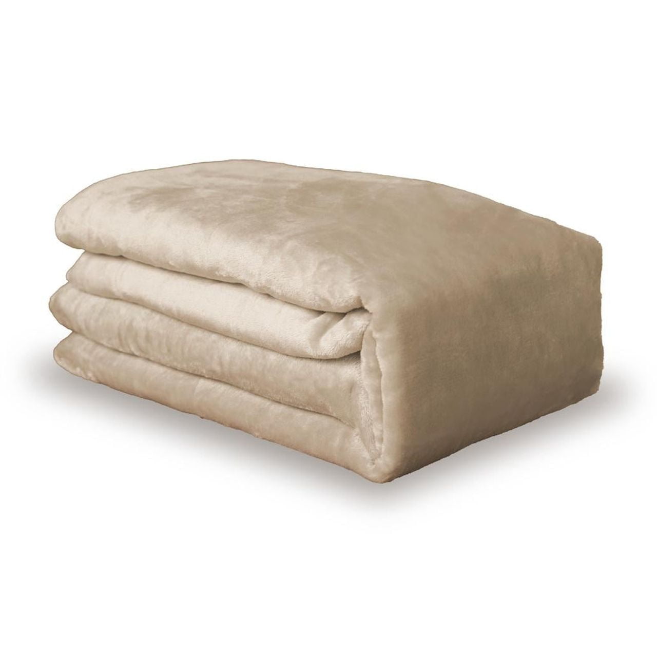 Regal Estate Velvet Plush Blanket, Twin Size, 66" x 90", Tan - Walmart.com
