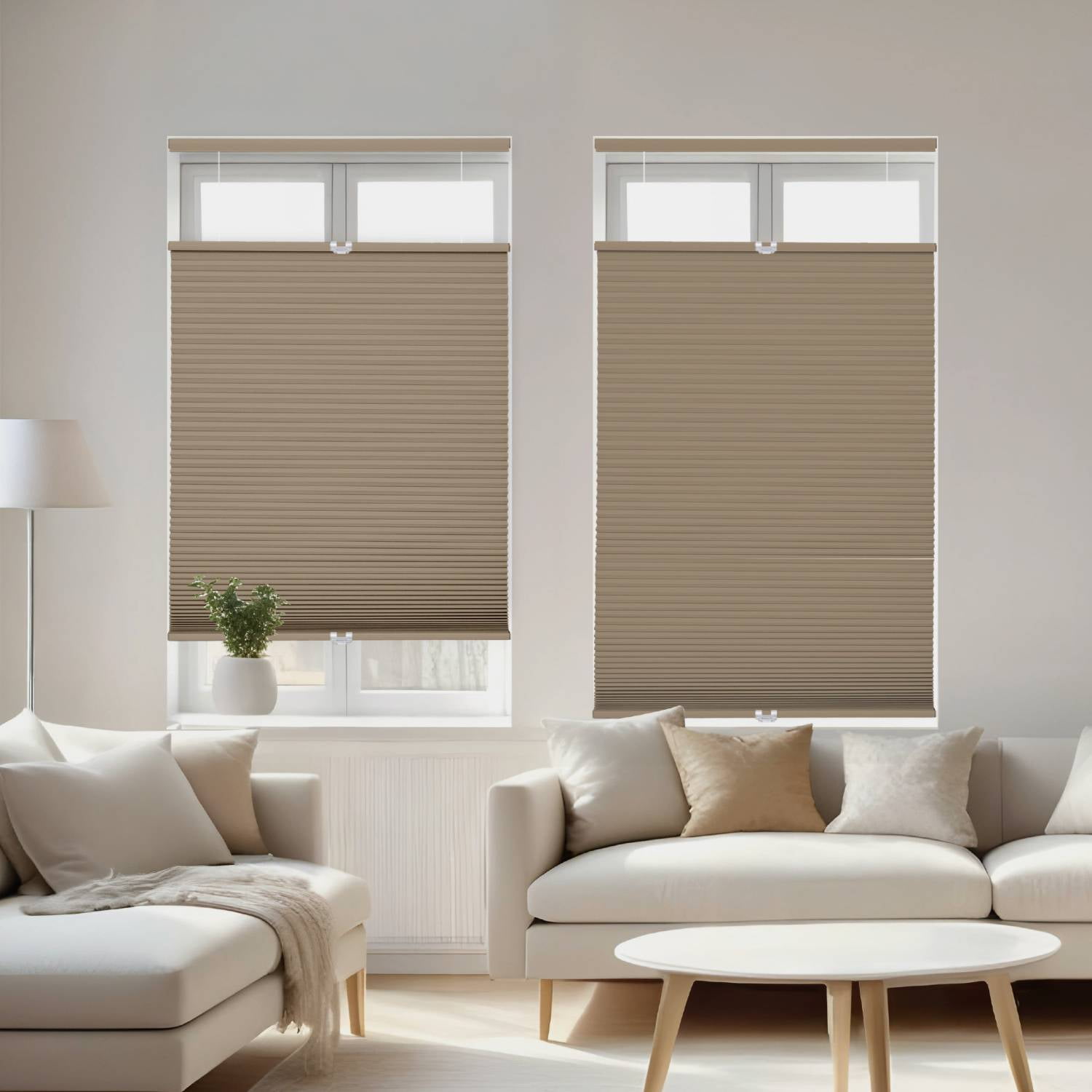 REGAL estate Cordless 1.5" Blackout Top Down Bottom Up Cellular Shades ...