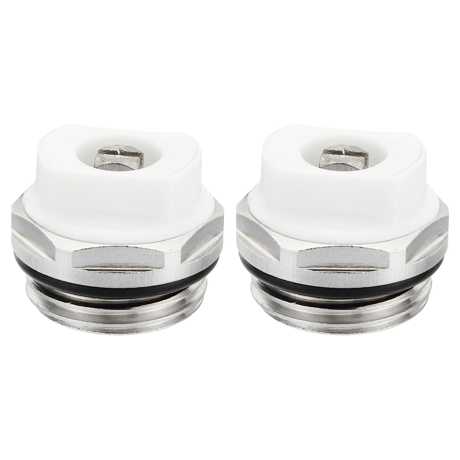 REGALWOVEN 1/2" BSP Male Thread Manual Radiator Air Vent Plug Valves, 2 ...