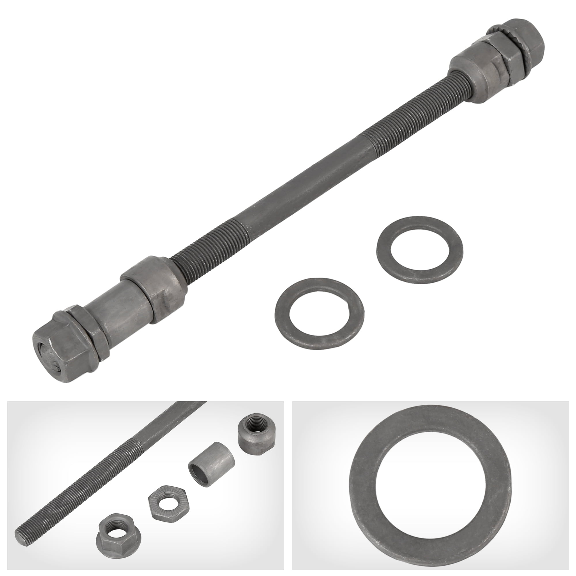 REGALWOVEN 1 Pcs 9.5mm Wheel Hub Axle Rear Axle Solid Shaft Black for ...