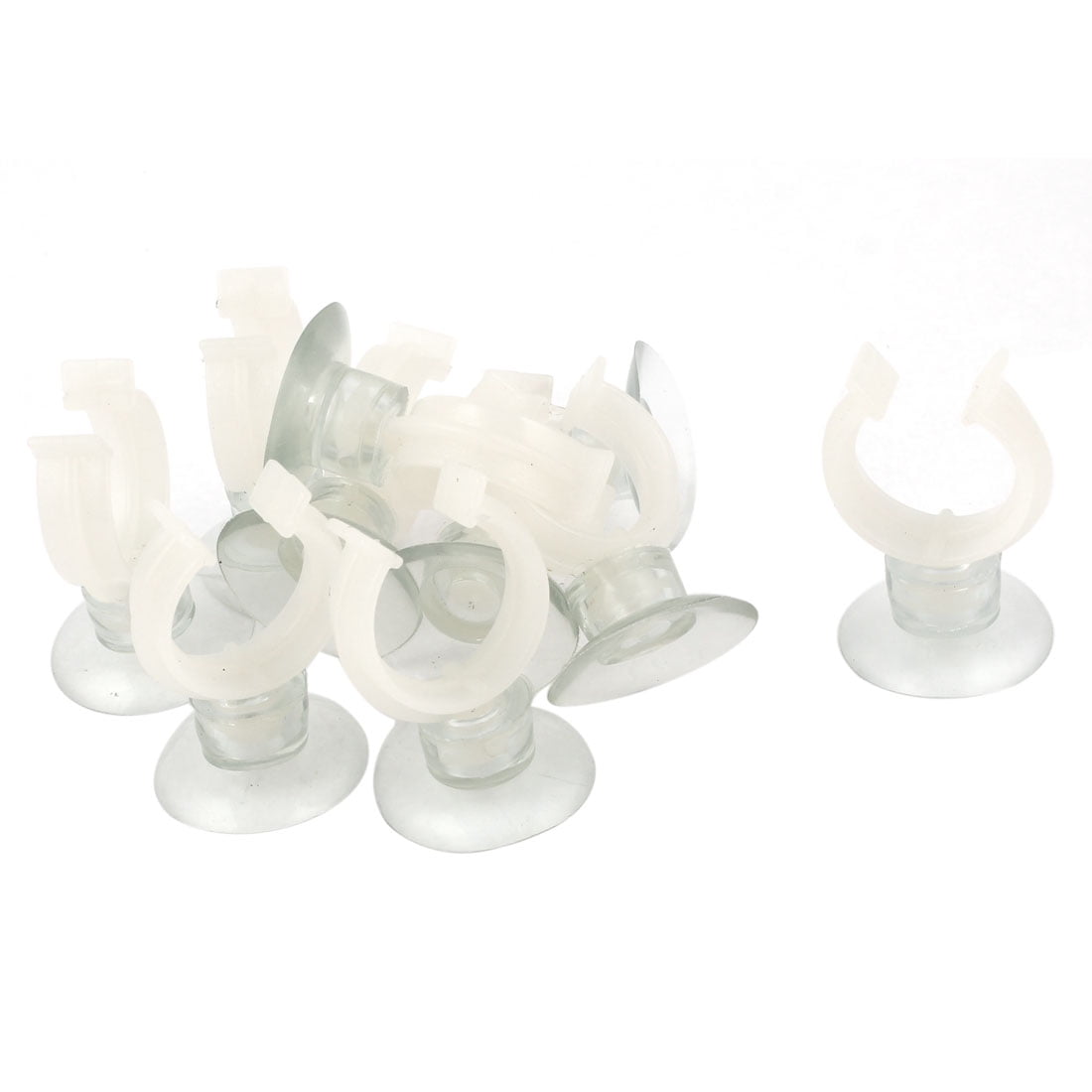 REGALWOVEN 10 Pcs Aquarium 21mm Air Hose Pump Tube Holder Suction Cups ...