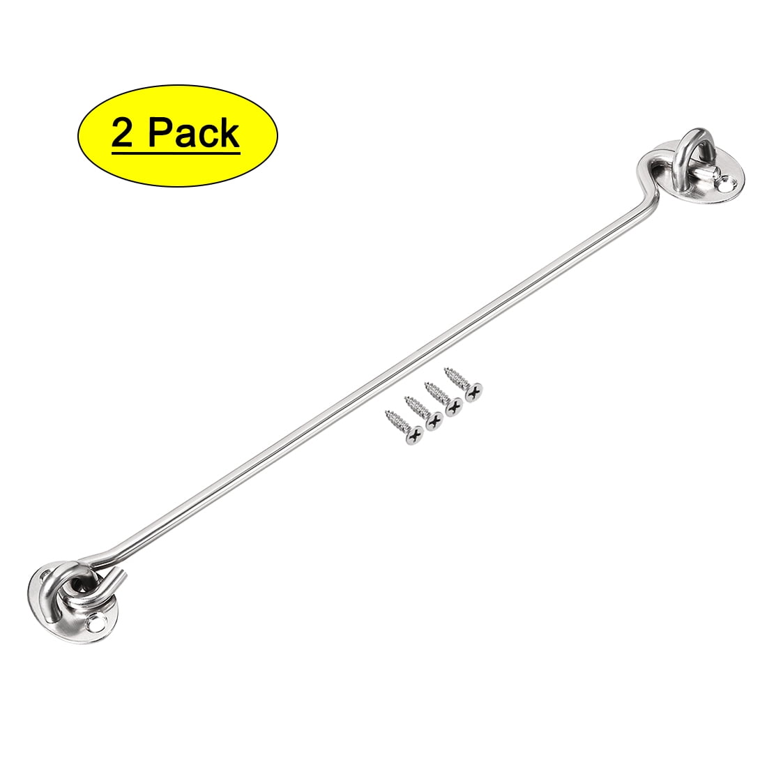 REGALWOVEN 12" Cabin Hook Eye Latch Gate Door Swivel Window Hook ...