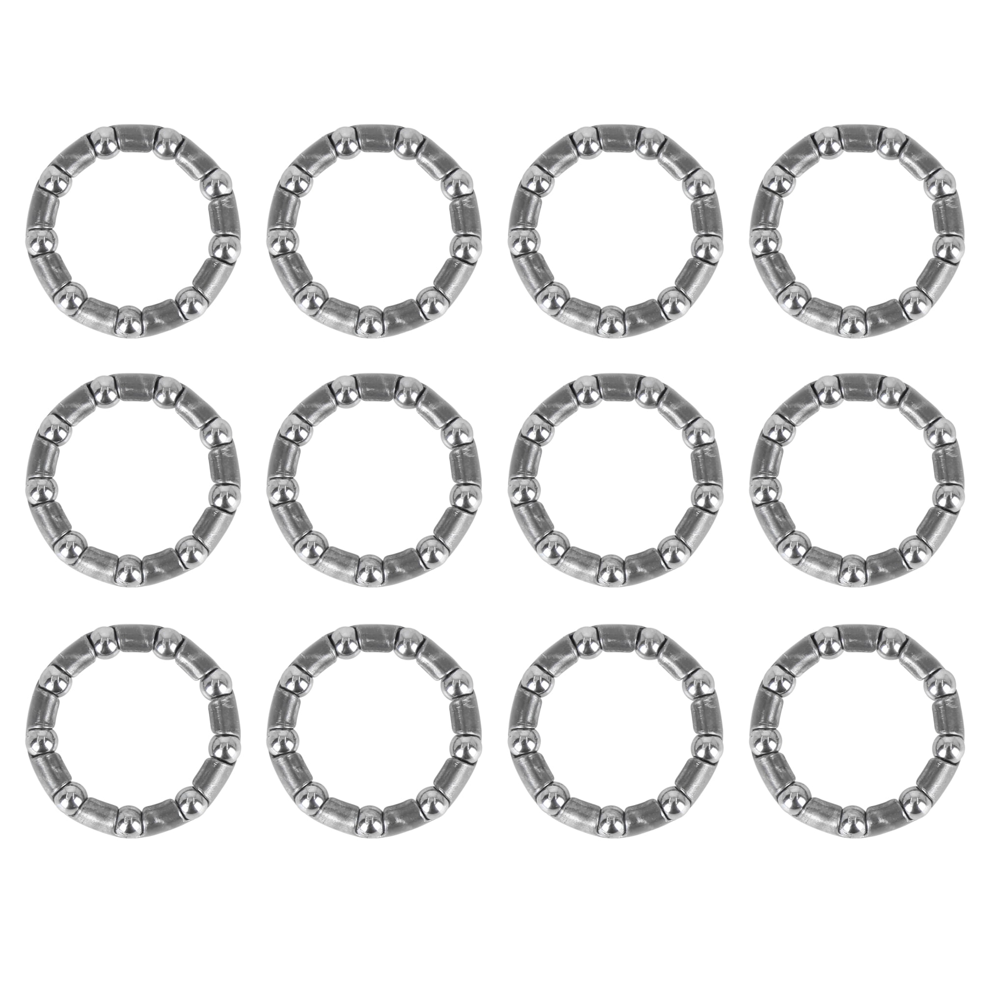 REGALWOVEN 12pcs 31mm x 9 Ball Bearing Cages Crank Bicycle Bearings Mid ...