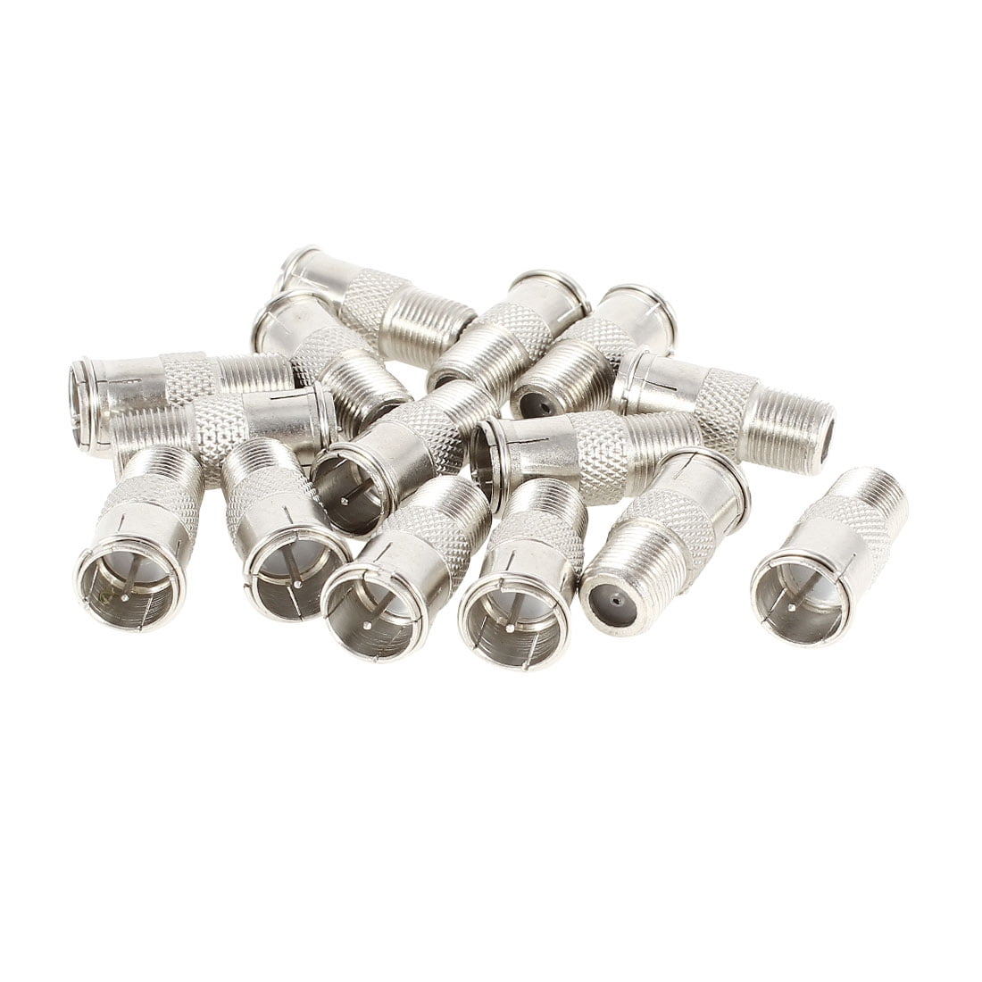REGALWOVEN 15 Pcs F Female to Male 9mm RF Coax Quick Adapter TV CATV ...