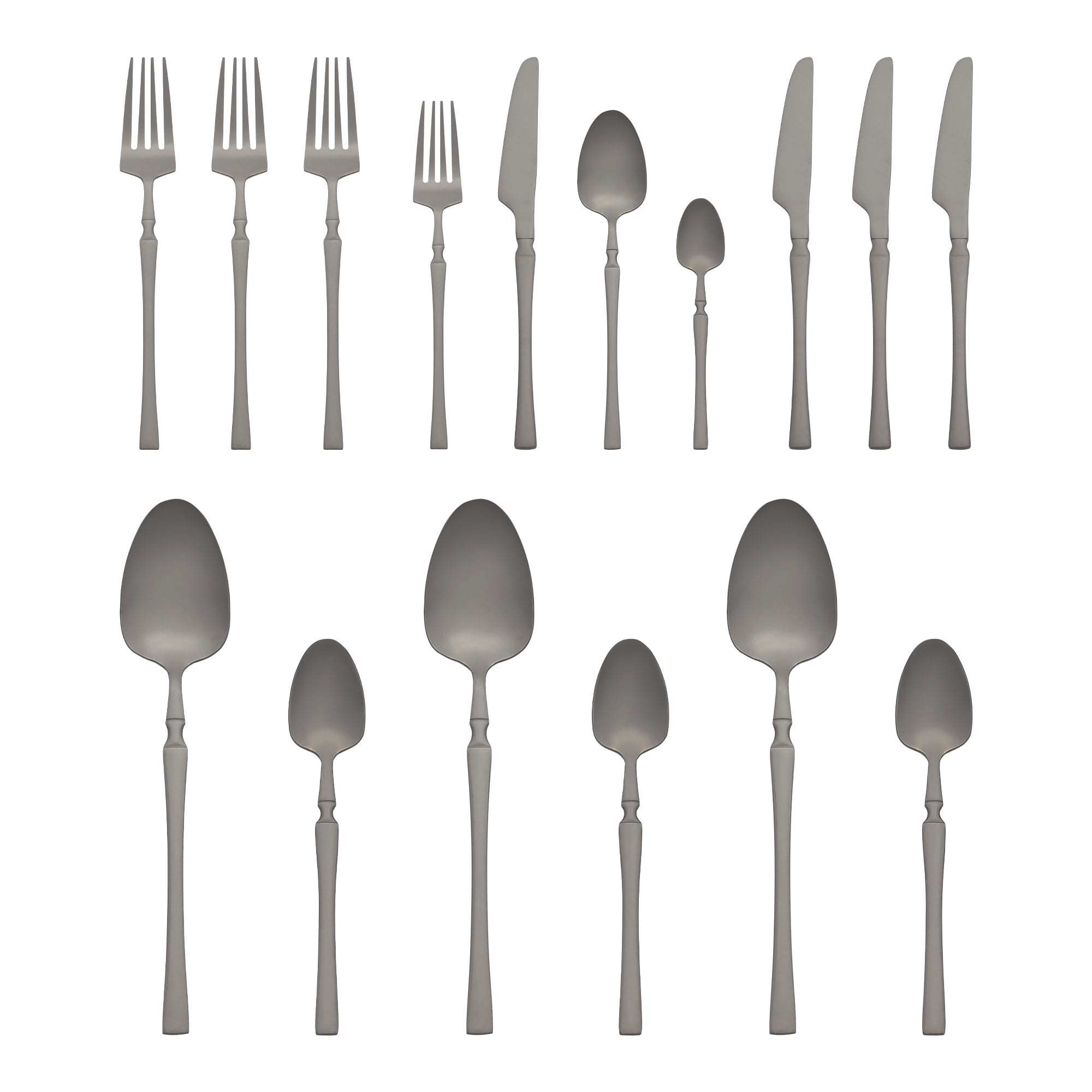 REGALWOVEN 16 Piece Silverware Set, Stainless Steel Flatware Set for 4 ...