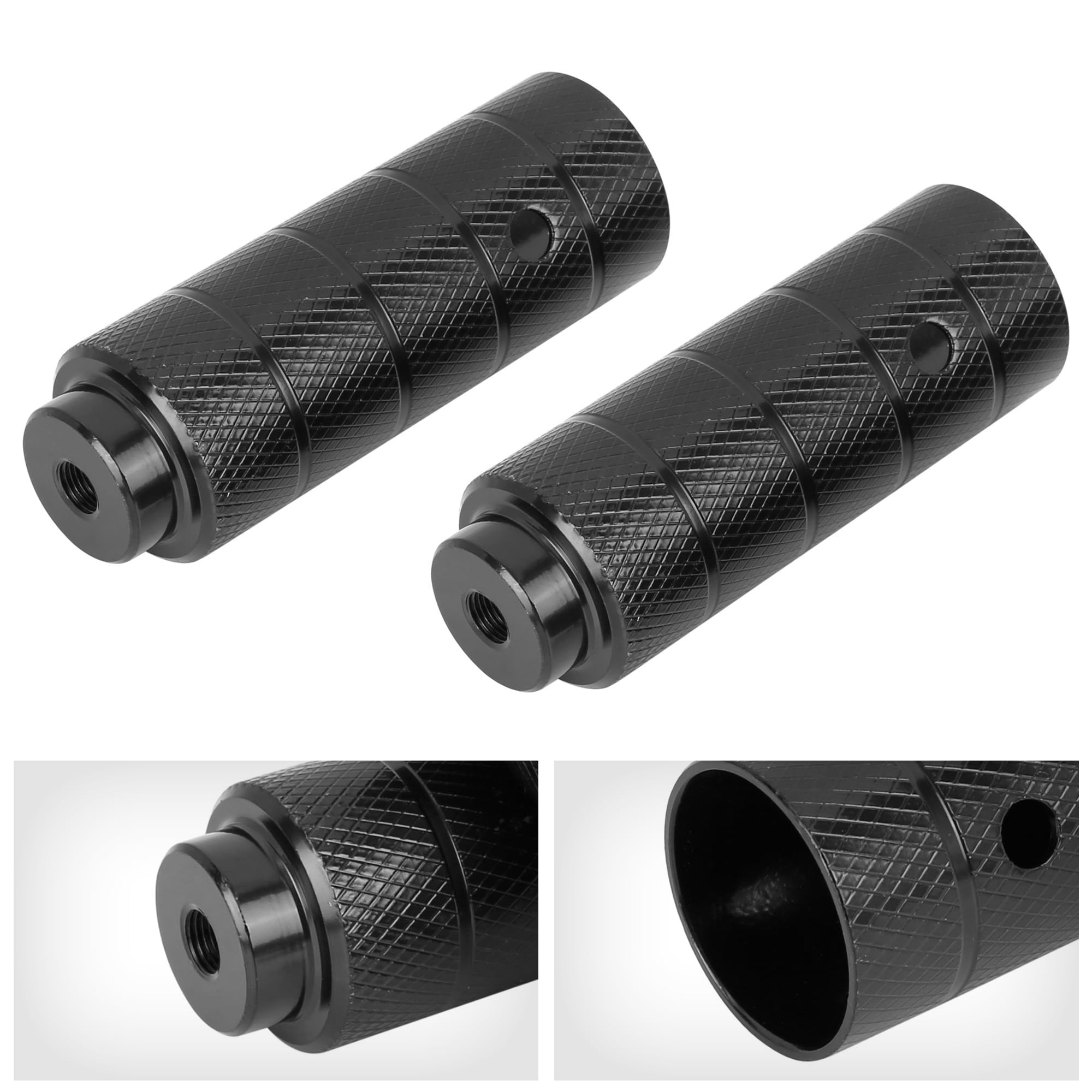 REGALWOVEN 2 Pcs Aluminum Alloy BMX Bike Bicycle Axle Rear Foot Pegs ...