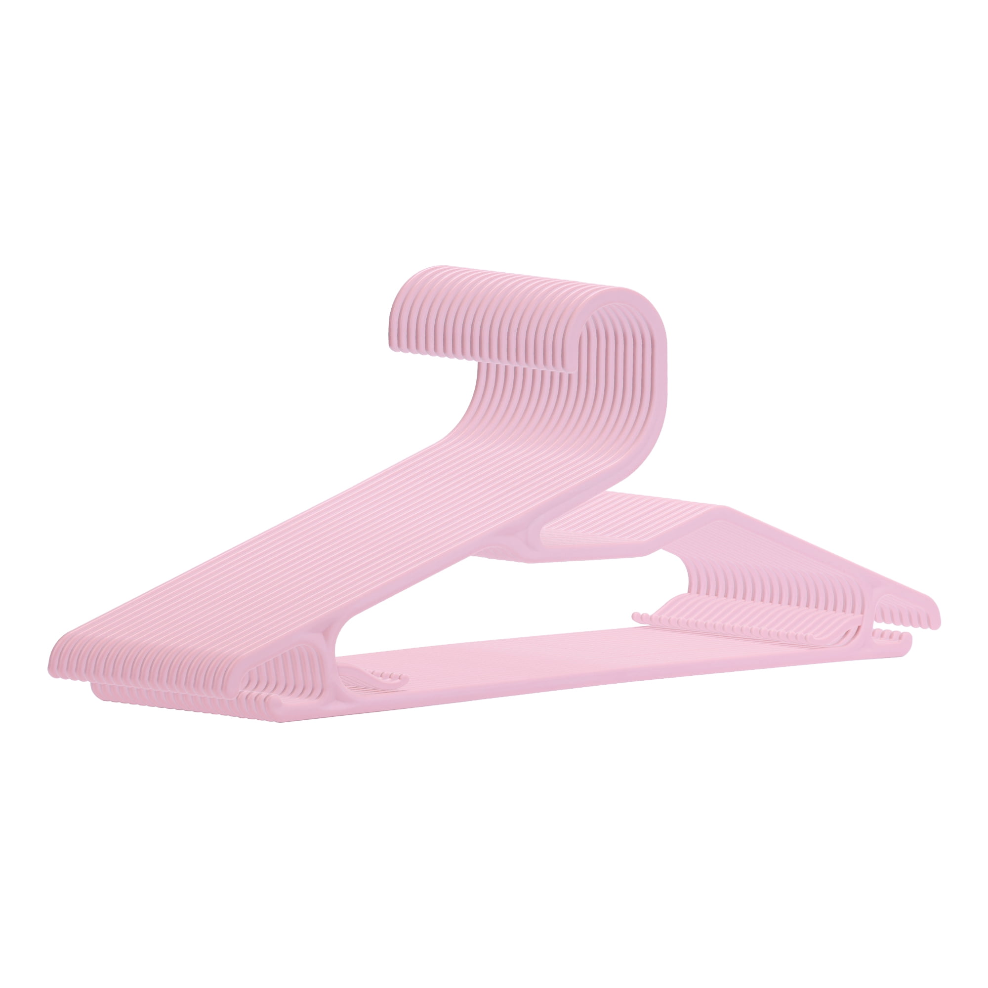 REGALWOVEN 20 Pack Hangers, Plastic Pants Hangers with Non-Slip Hook ...