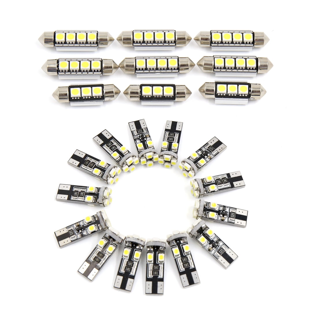 REGALWOVEN 23pcs Car Dome LED Light Interior for BMW E90 E92 E93 M3 ...