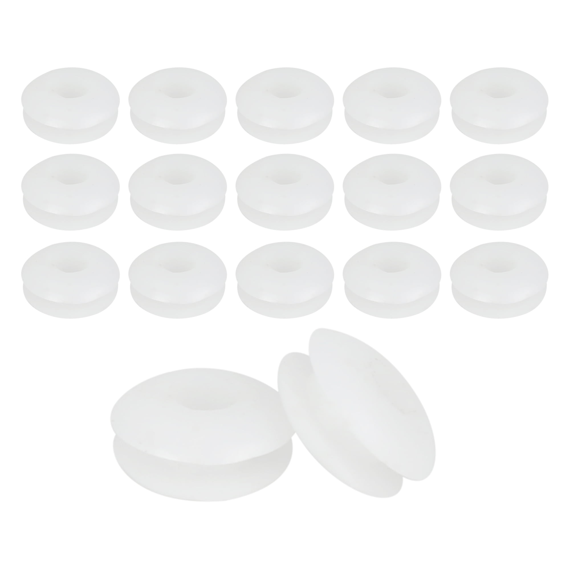 REGALWOVEN 250pcs 4mm Rubber Grommet Double Side O Ring Electric Cable ...