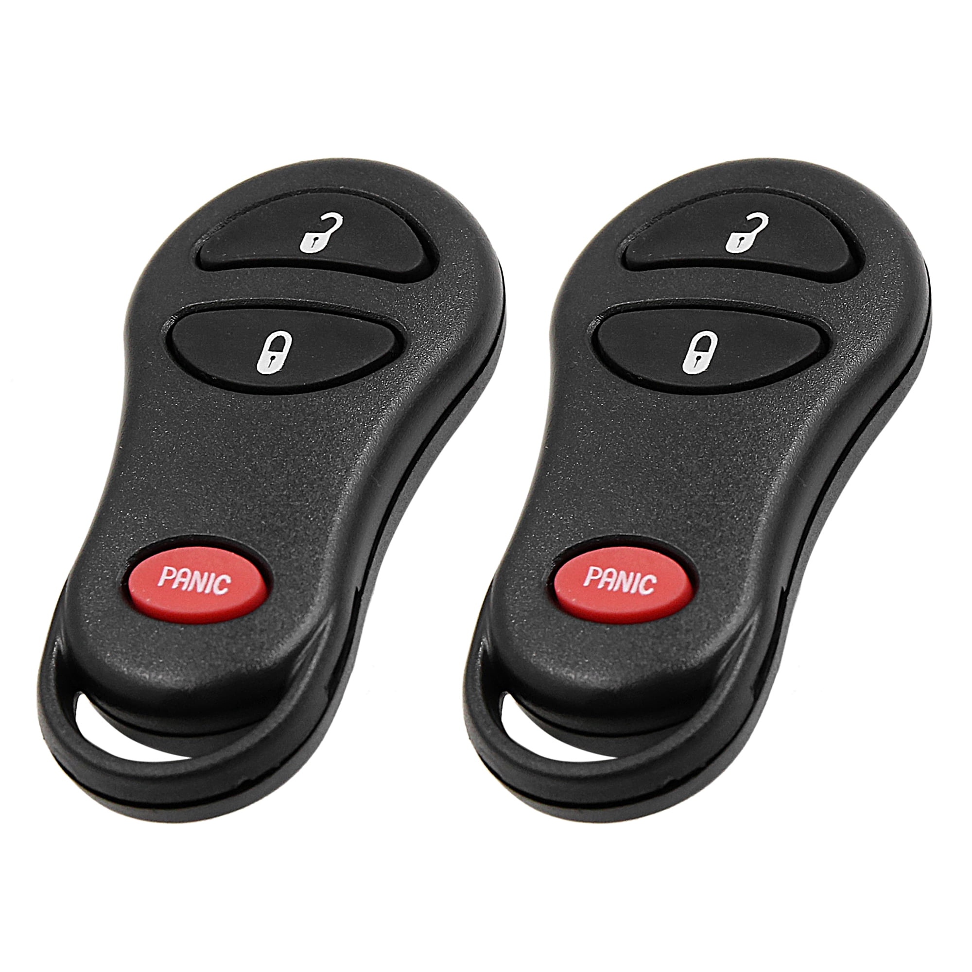 Unique Bargains 2pcs New 3 Buttons Key Fob Remote Control Case Shell ...